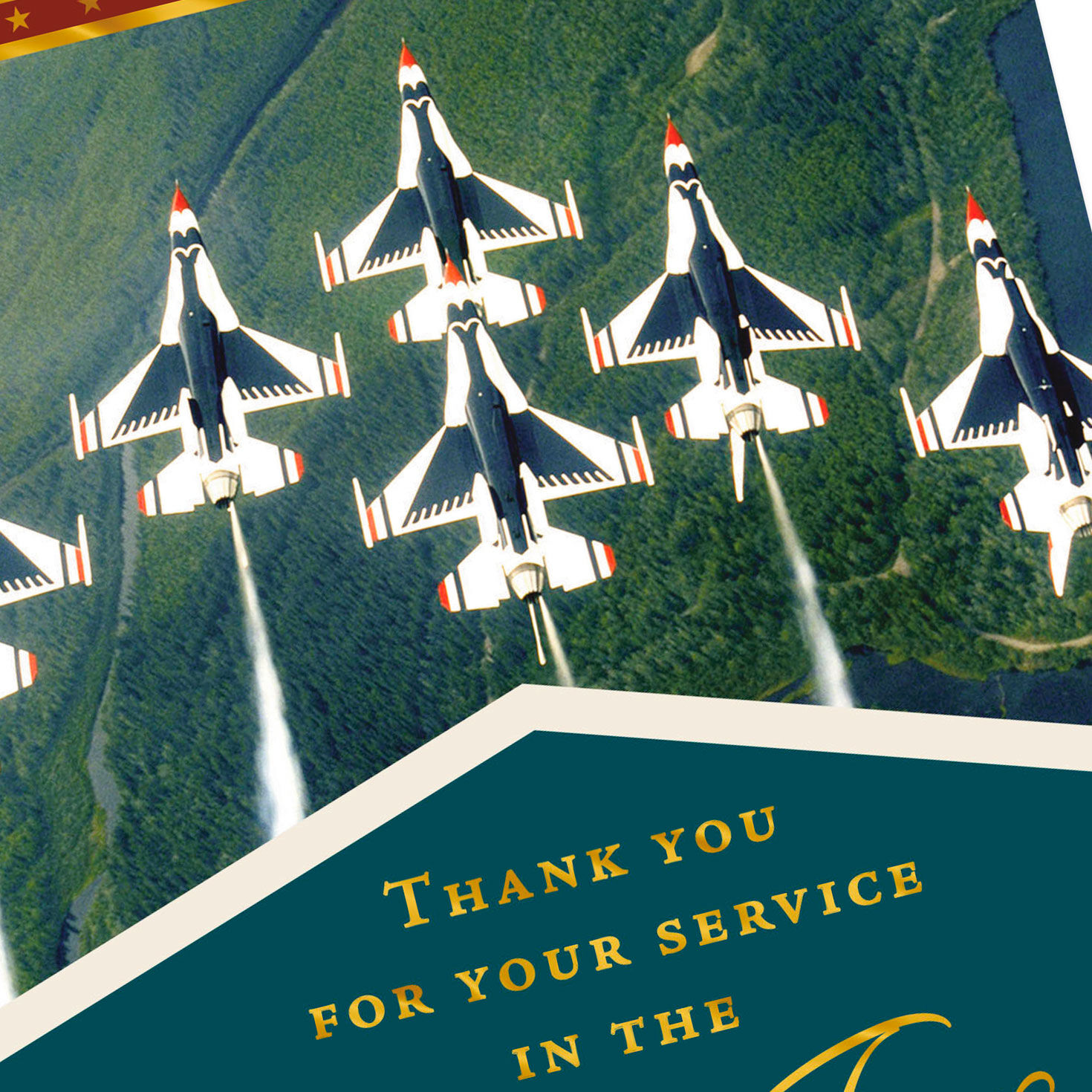 U.S. Air Force Thank You for Your Service Veterans Day Card - Greeting ...