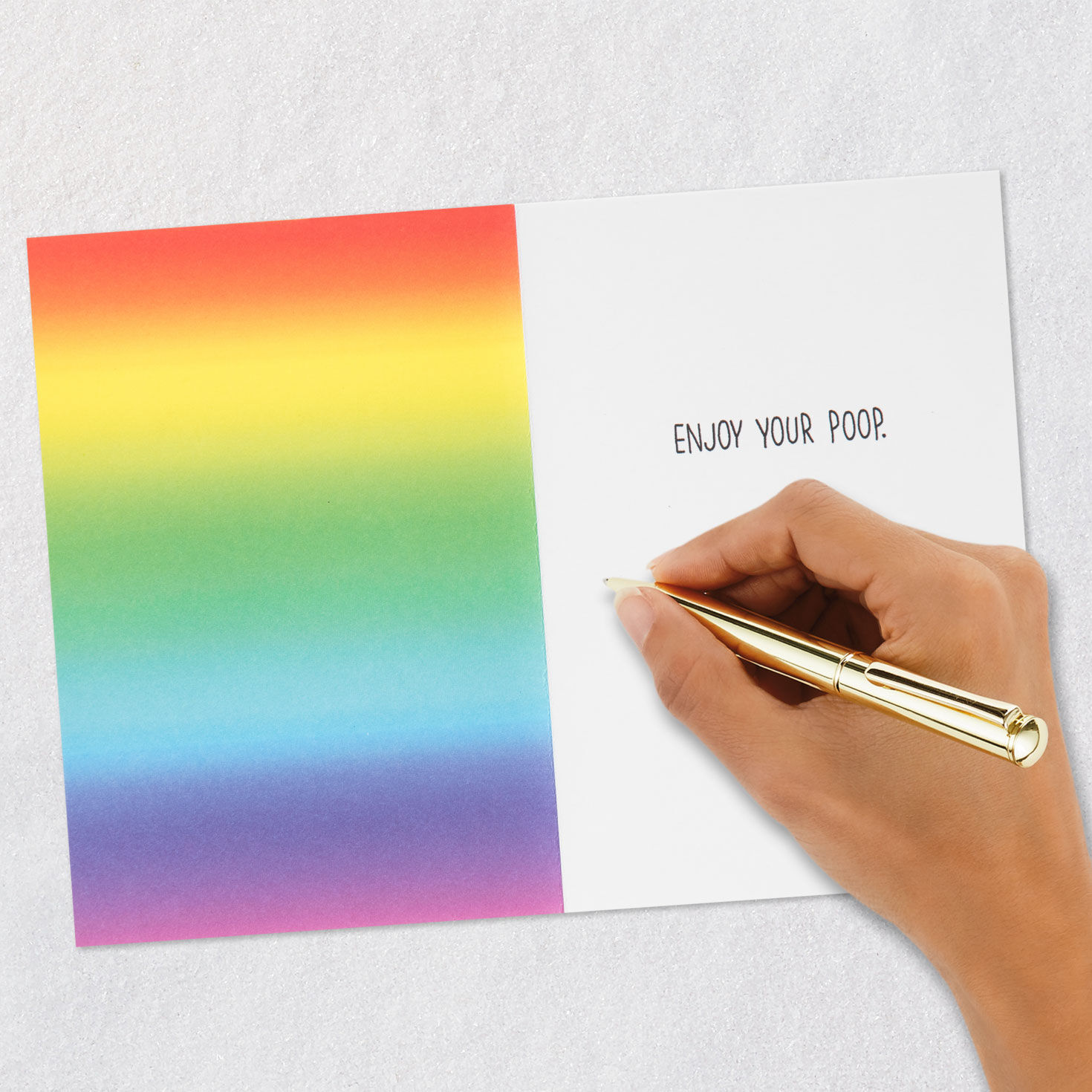 Rainbow Unicorn Poop Funny Birthday Card - Greeting Cards | Hallmark