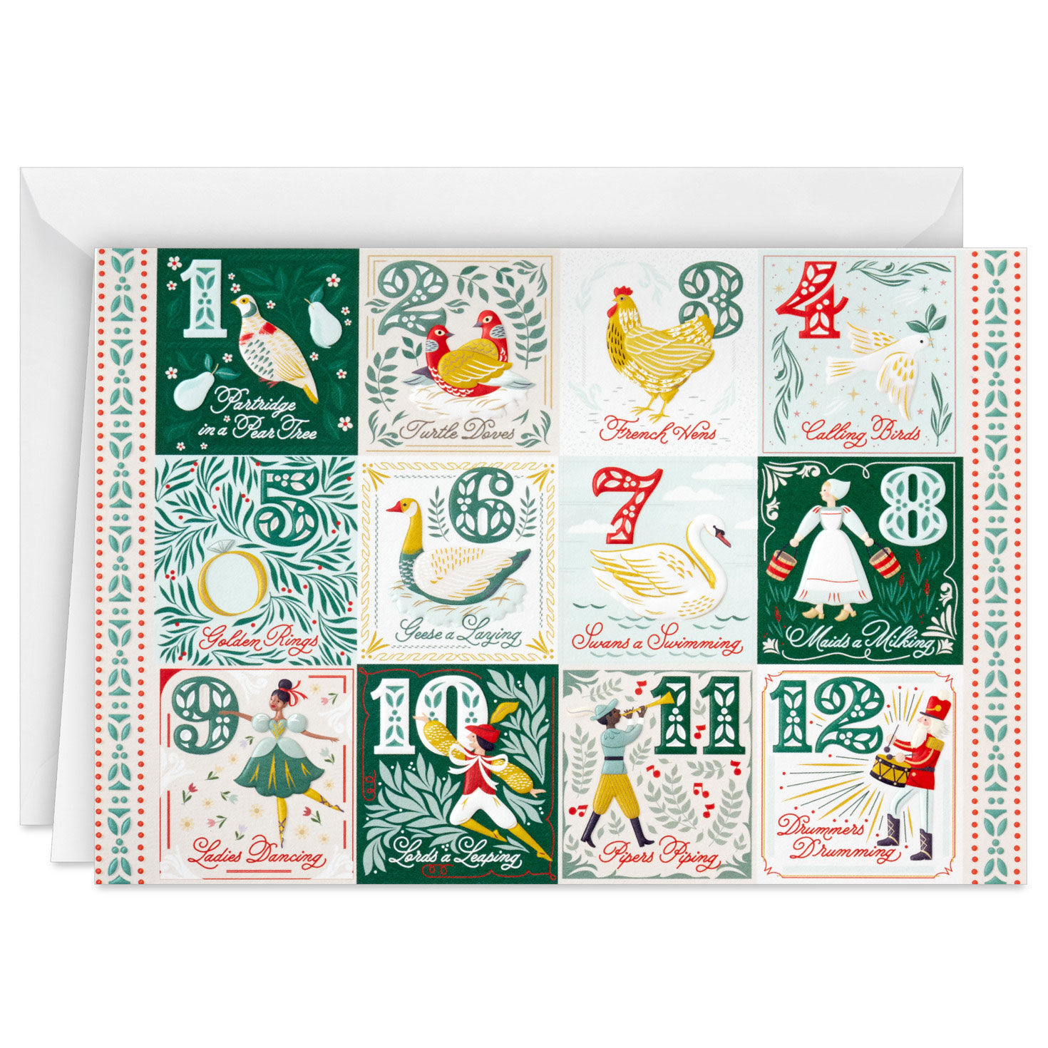 UNICEF Twelve Days of Christmas Boxed Christmas Cards, Pack of 12 ...