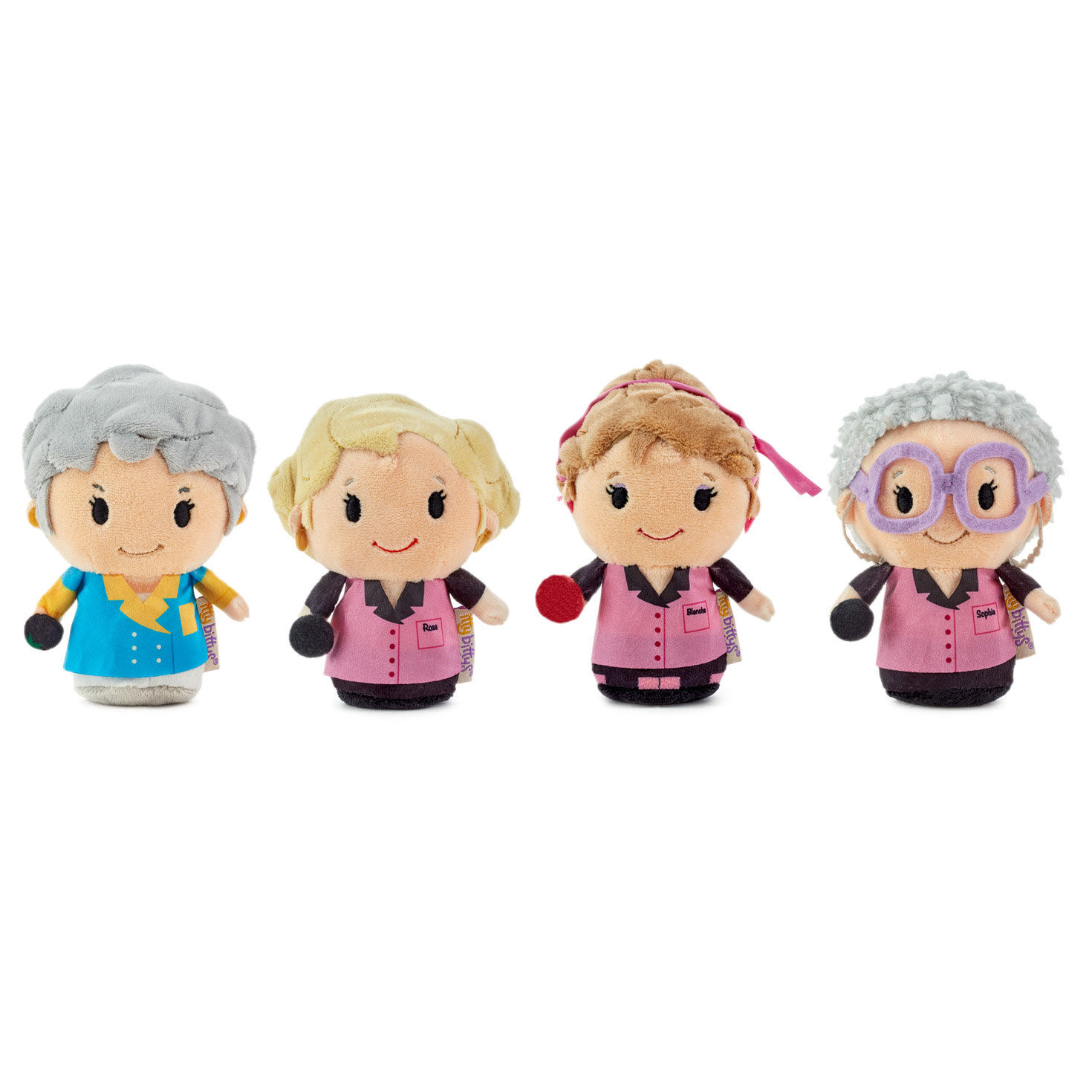 itty bittys® The Golden Girls Bowling Team Plush Collector Set of 4 ...