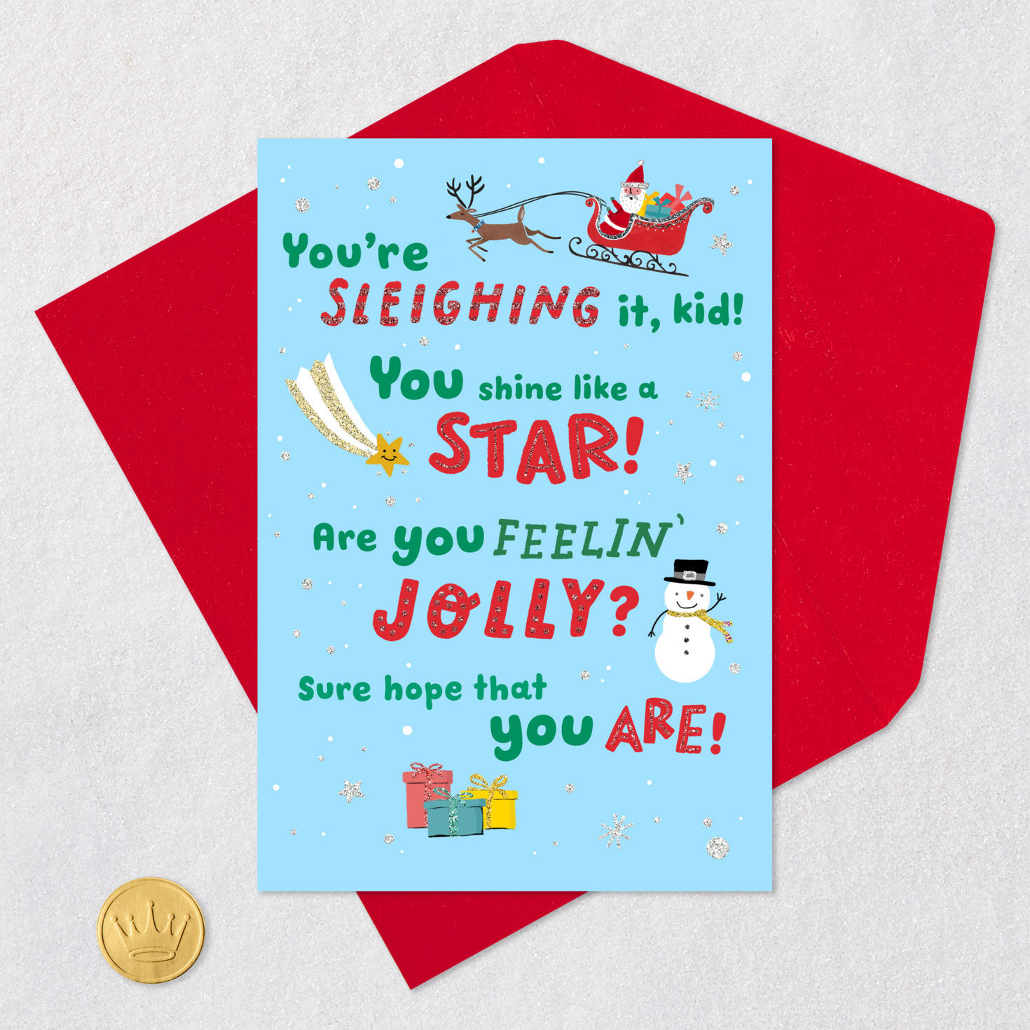 Tree-Mendously Loved Christmas Card for Kids - Greeting Cards | Hallmark