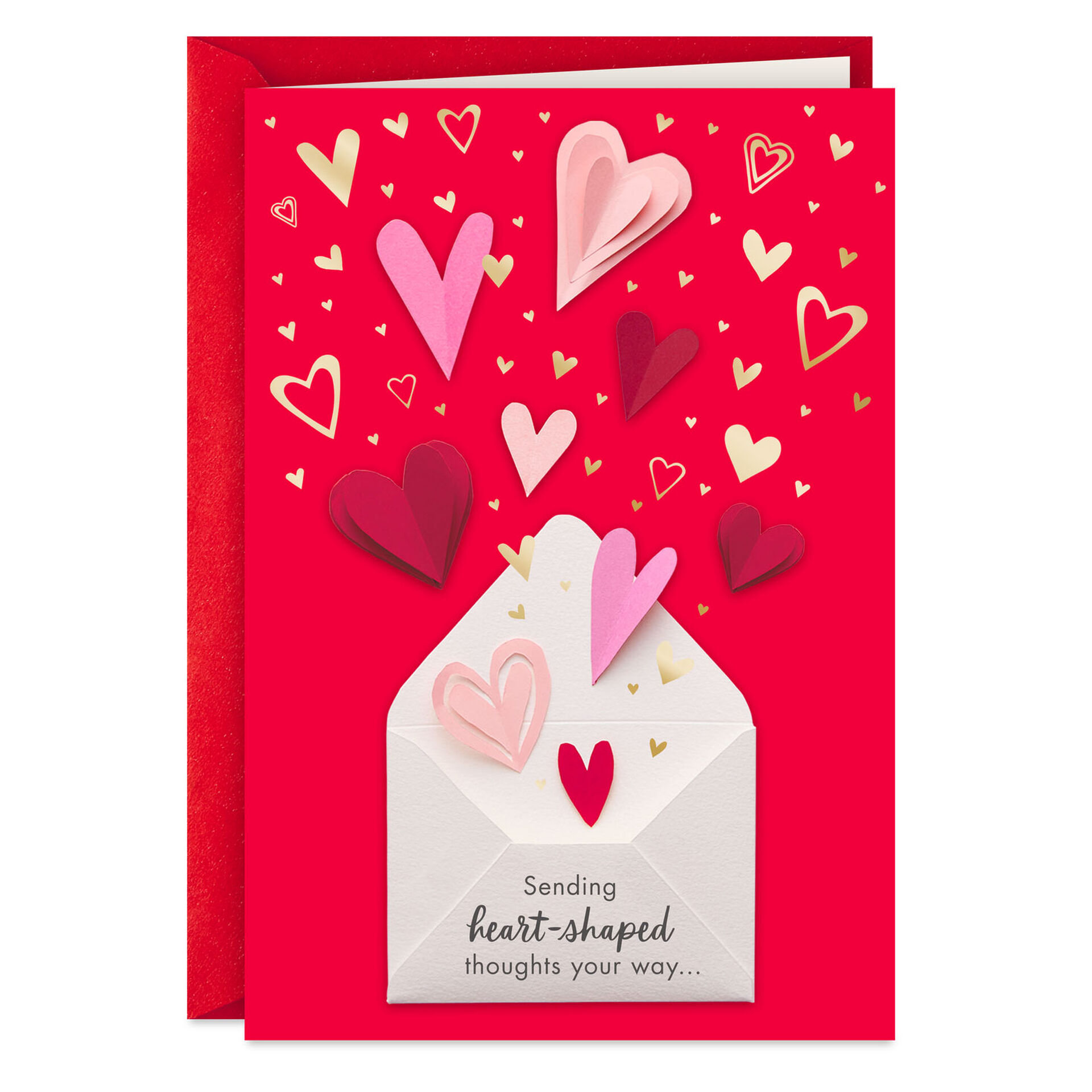Heart-Shaped Thoughts Valentine's Day Card - Greeting Cards - Hallmark
