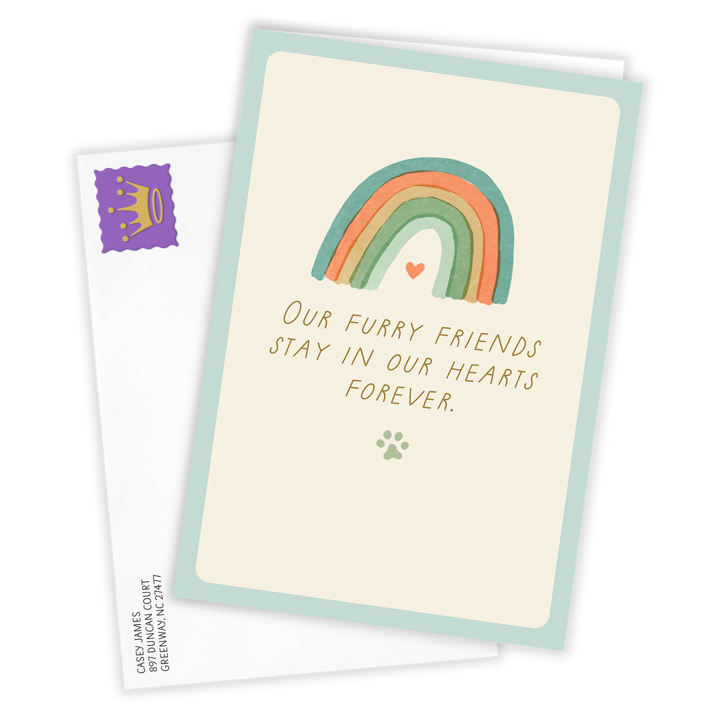 Always In Our Hearts Custom Pet Sympathy Card - Greeting Cards | Hallmark