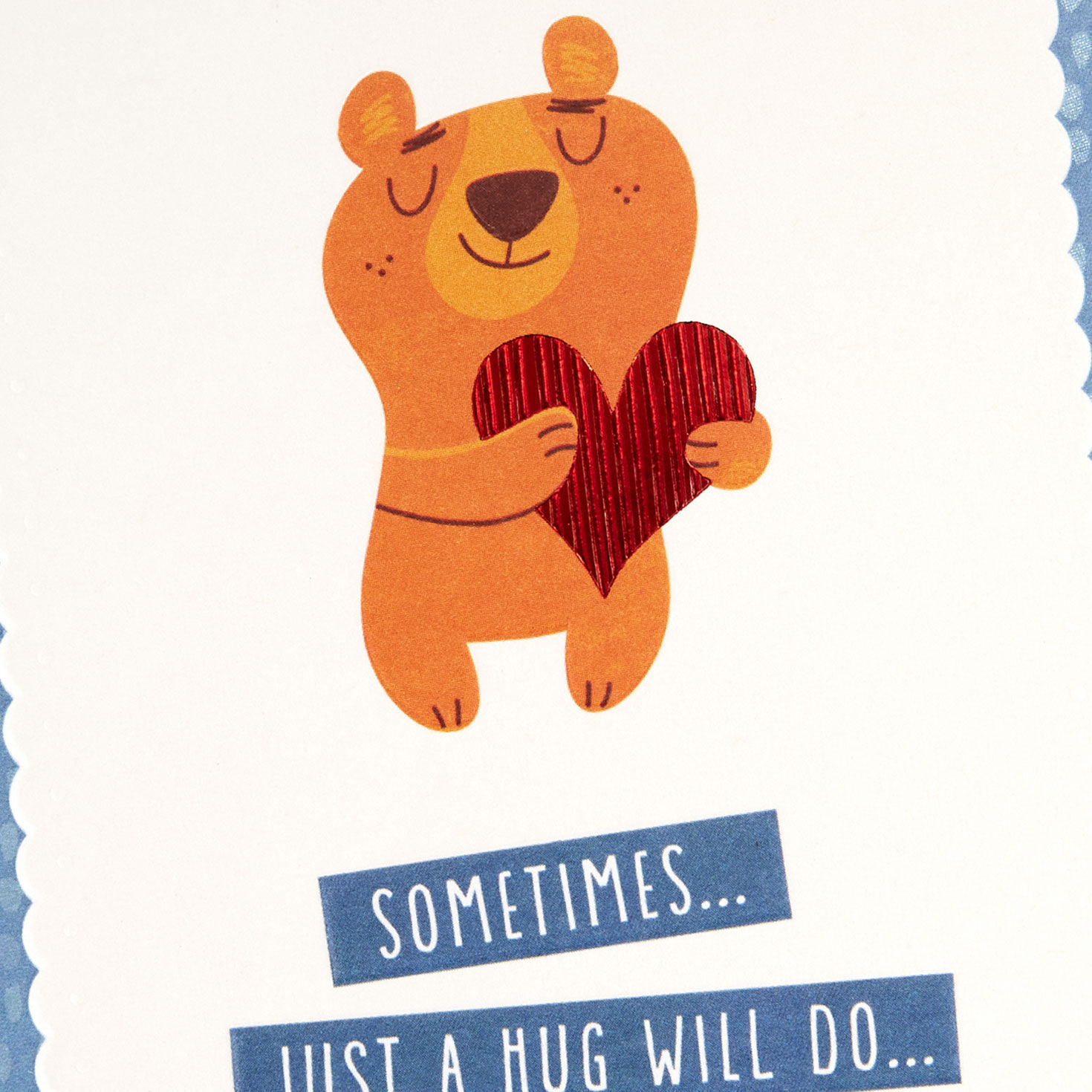 Hugs, Prayers and Love Religious Encouragement Card - Greeting Cards ...
