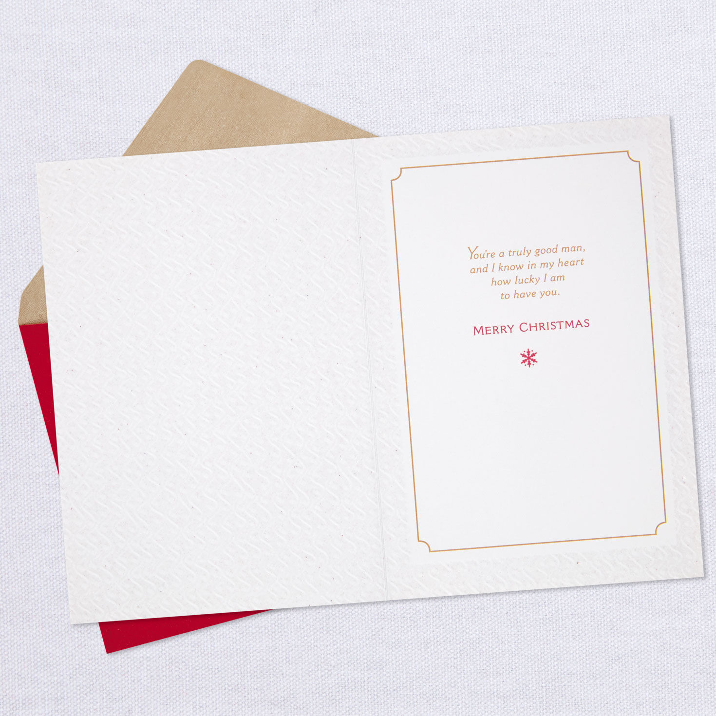 You're Truly a Good Man Christmas Card for Him - Greeting Cards | Hallmark