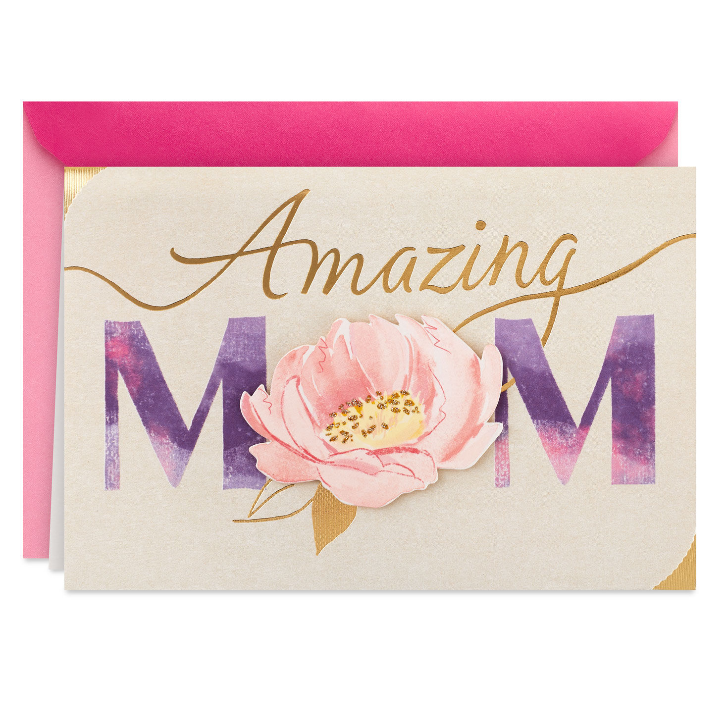Lucky to Have an Amazing Mom Mother's Day Card for Mom - Greeting Cards ...