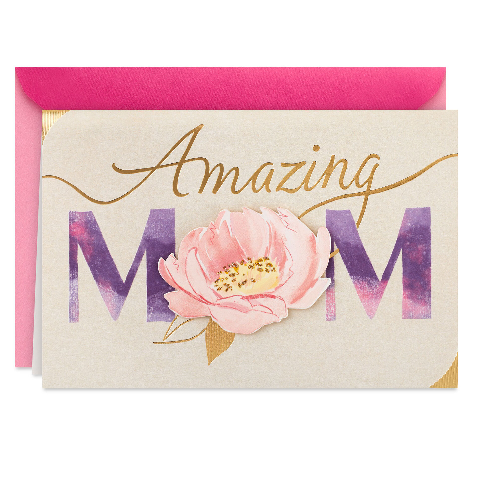 Lucky to Have an Amazing Mom Mother's Day Card for Mom - Greeting Cards ...