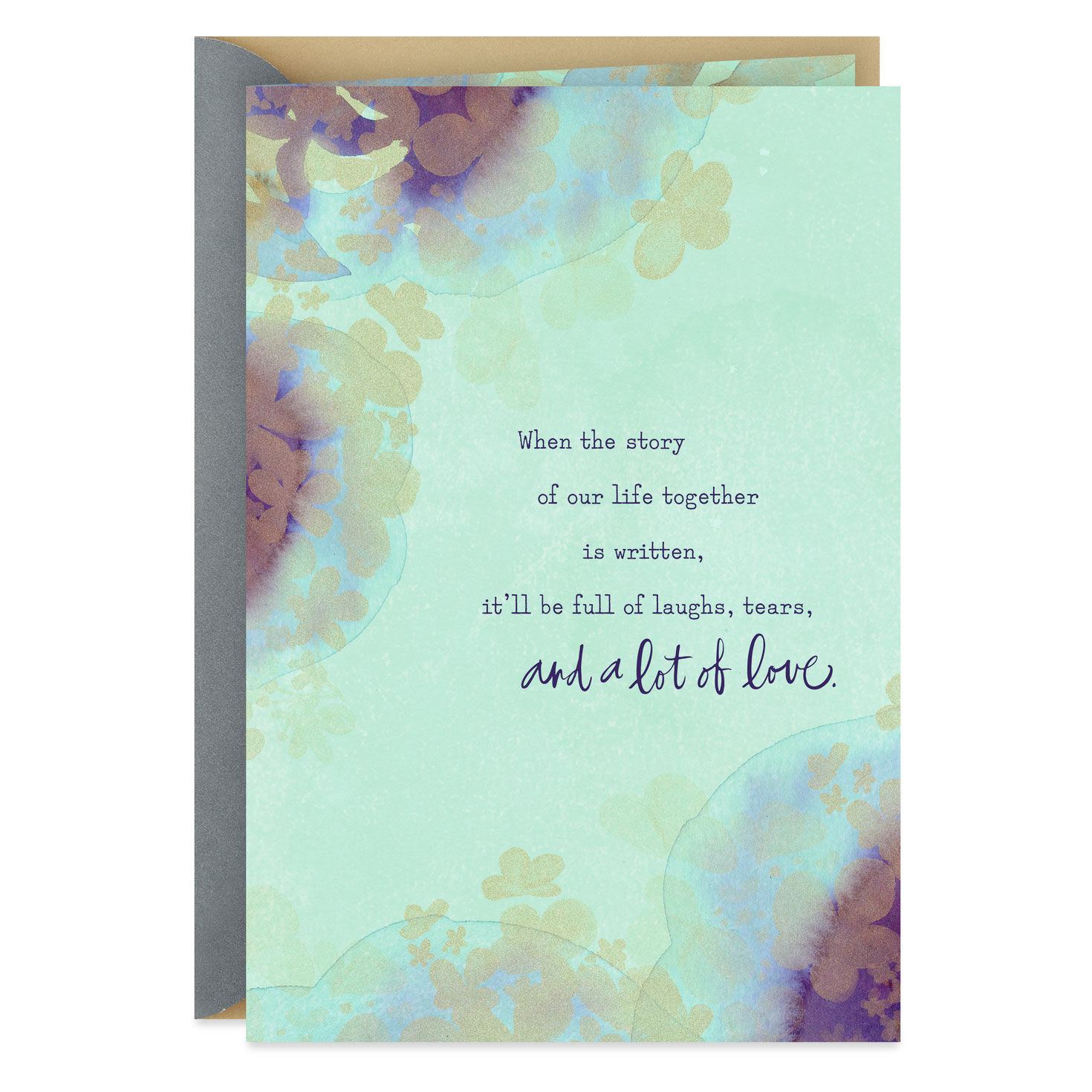 Our Story Is Full of a Lot of Love Anniversary Card - Greeting Cards ...