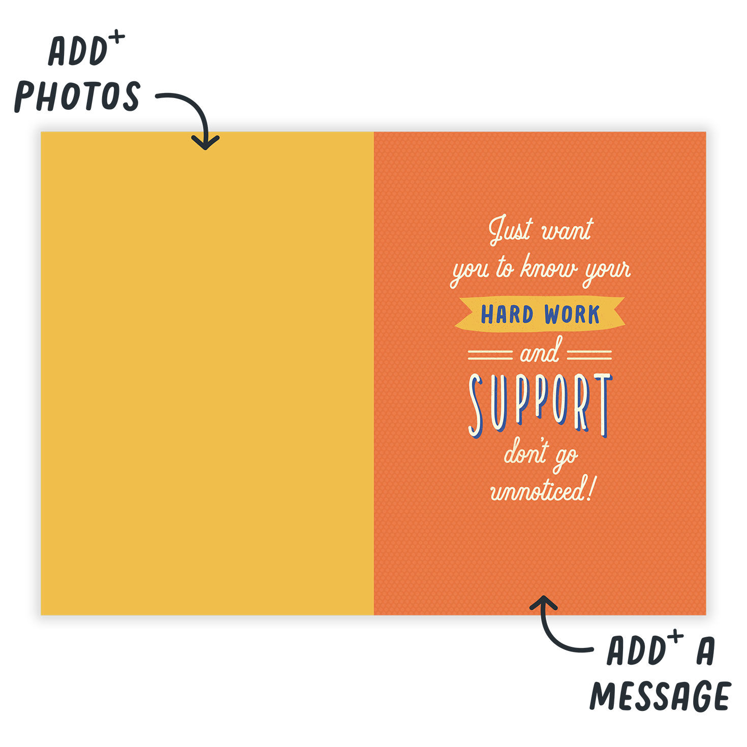 Your Hard Work and Support Is Noticed Thank You eCard - eCards | Hallmark