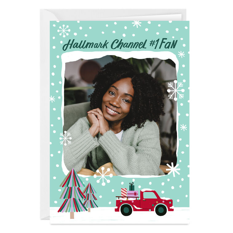 Hallmark Channel #1 Fan Snowy Scene Custom Christmas Card - Greeting ...
