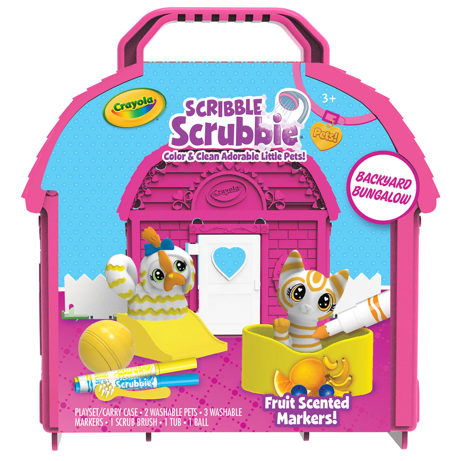 Crayola Scribble Scrubbie Pets Backyard Bungalow Coloring Set - Arts ...