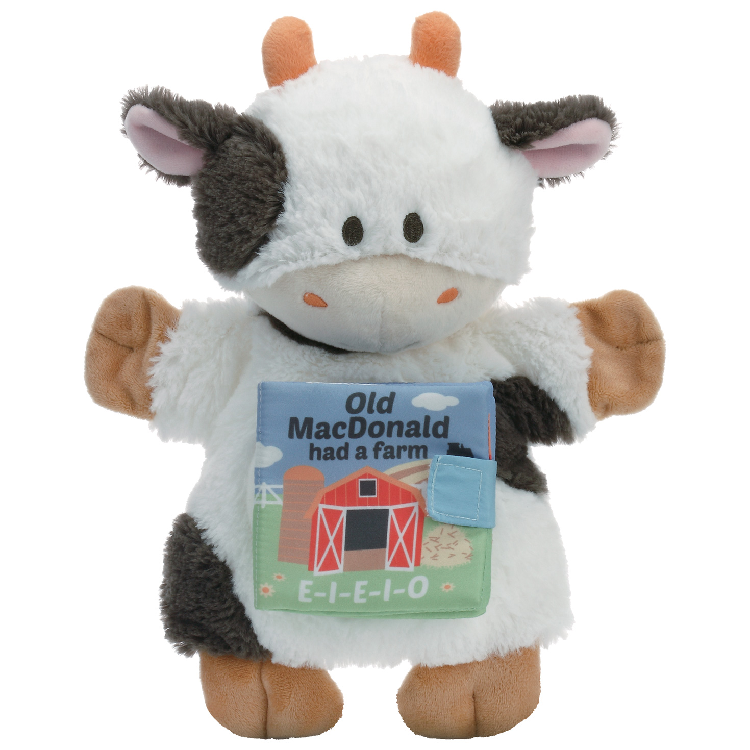 Old MacDonald Had a Farm Soft Baby Book and Cow Puppet, 9.5" - End of ...