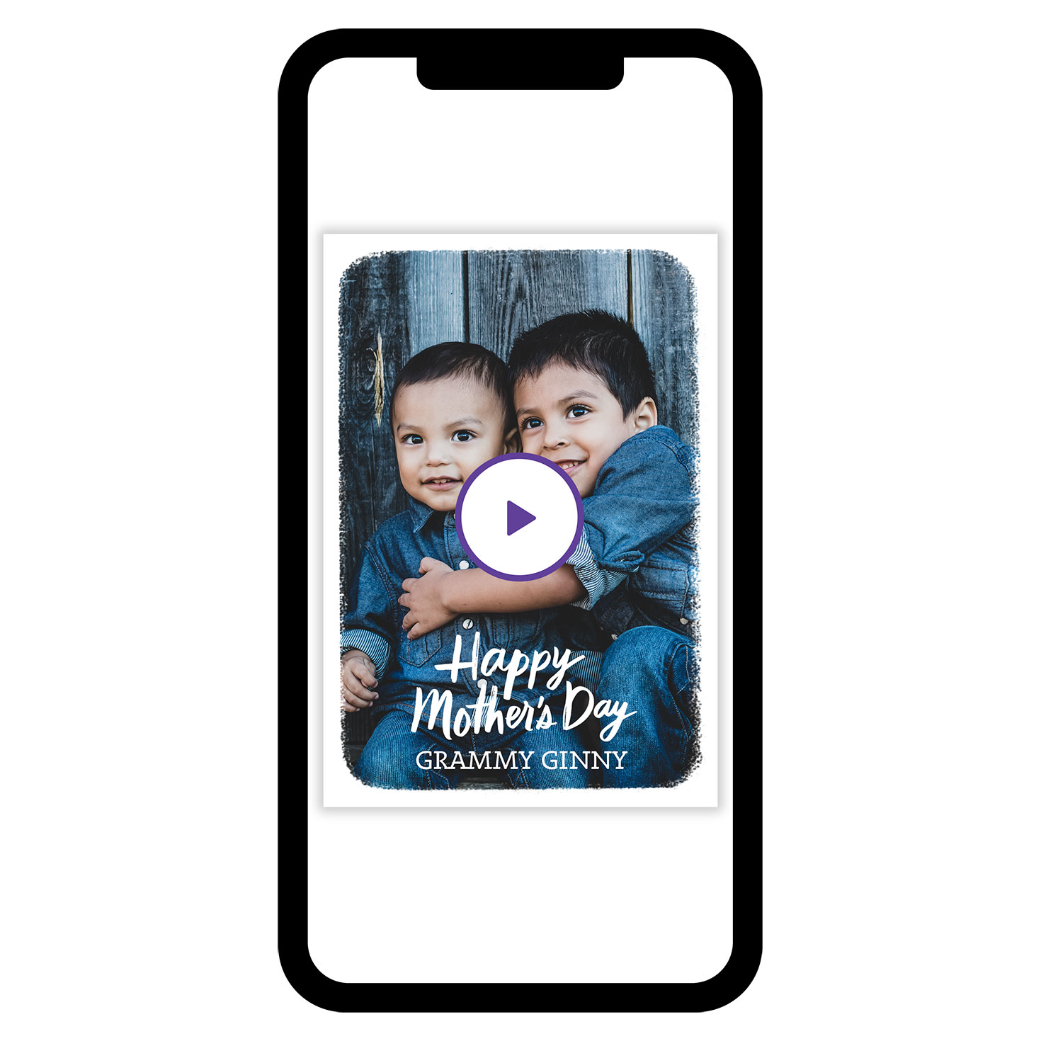 White Frame Happy Mother's Day Full Photo eCard - eCards | Hallmark