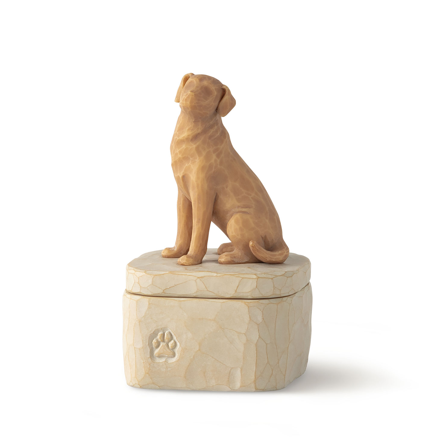 Willow Tree Light Brown Dog Figurine Keepsake Box - Trays & Boxes ...