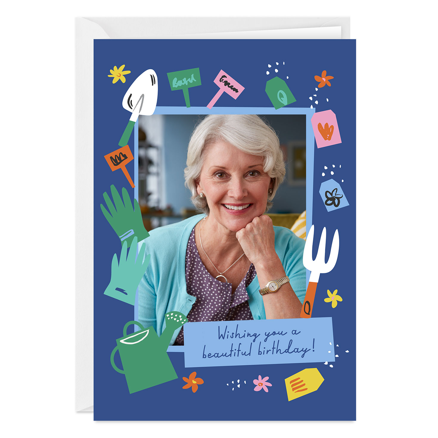 Beautiful Garden Wishes Custom Birthday Card - Greeting Cards | Hallmark