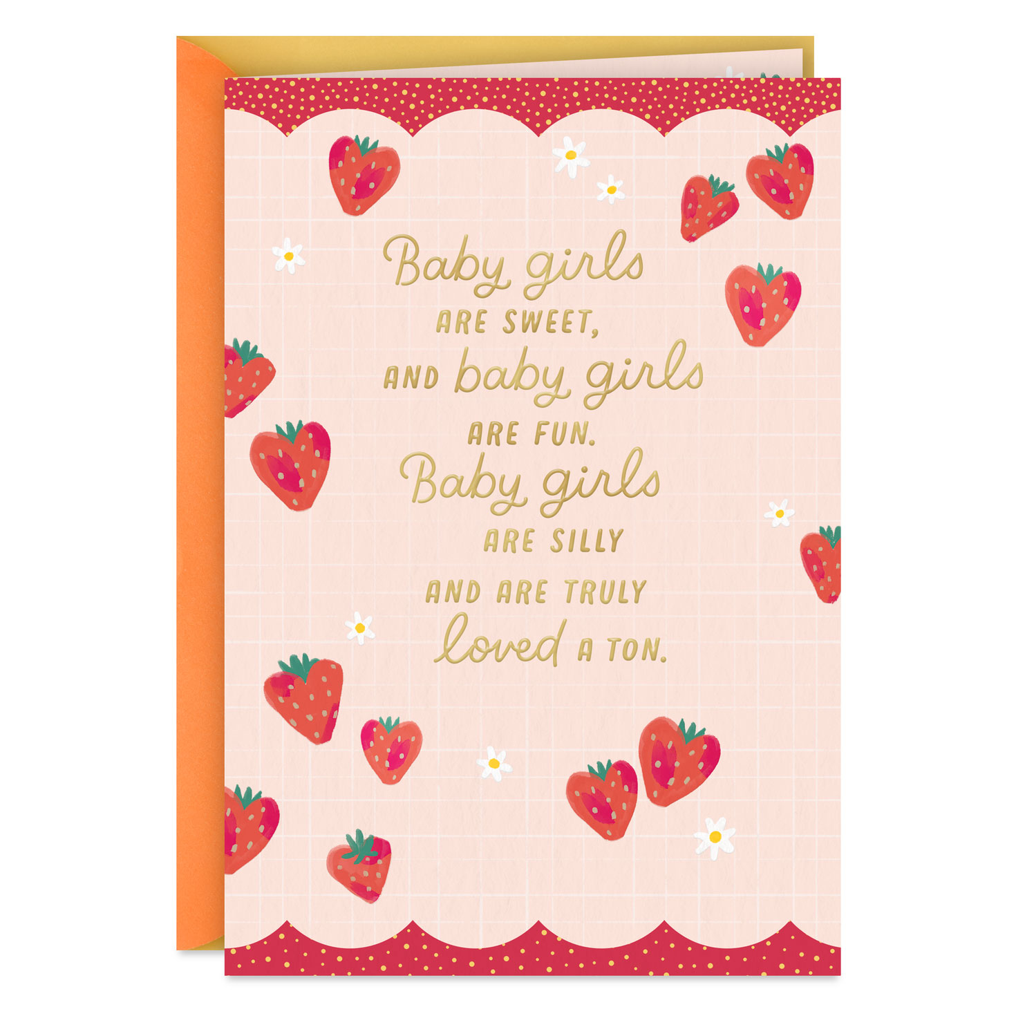 Sweet, Fun and Loved a Ton New Baby Girl Card - Greeting Cards | Hallmark