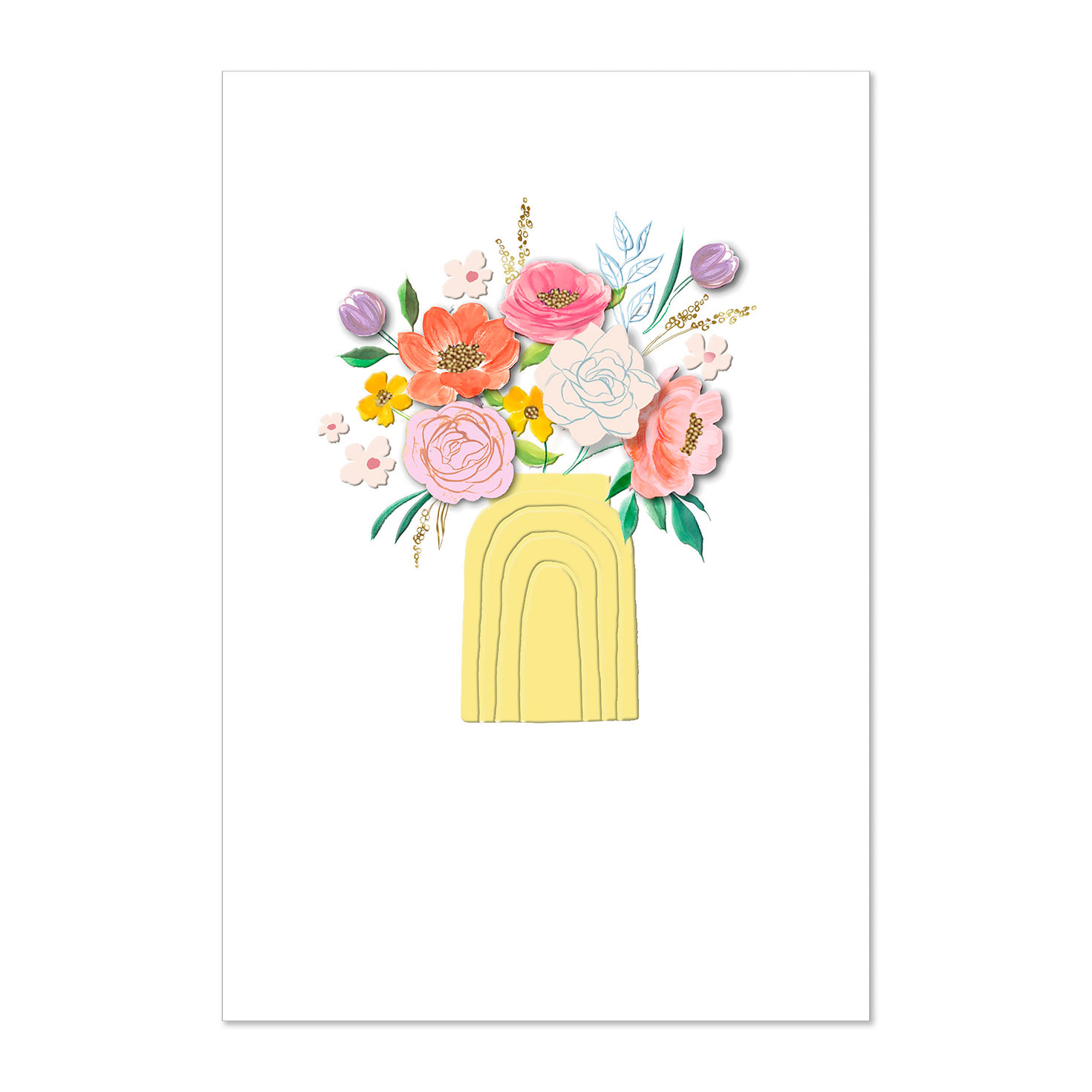 Flower Bouquet Blank Card - Greeting Cards | Hallmark