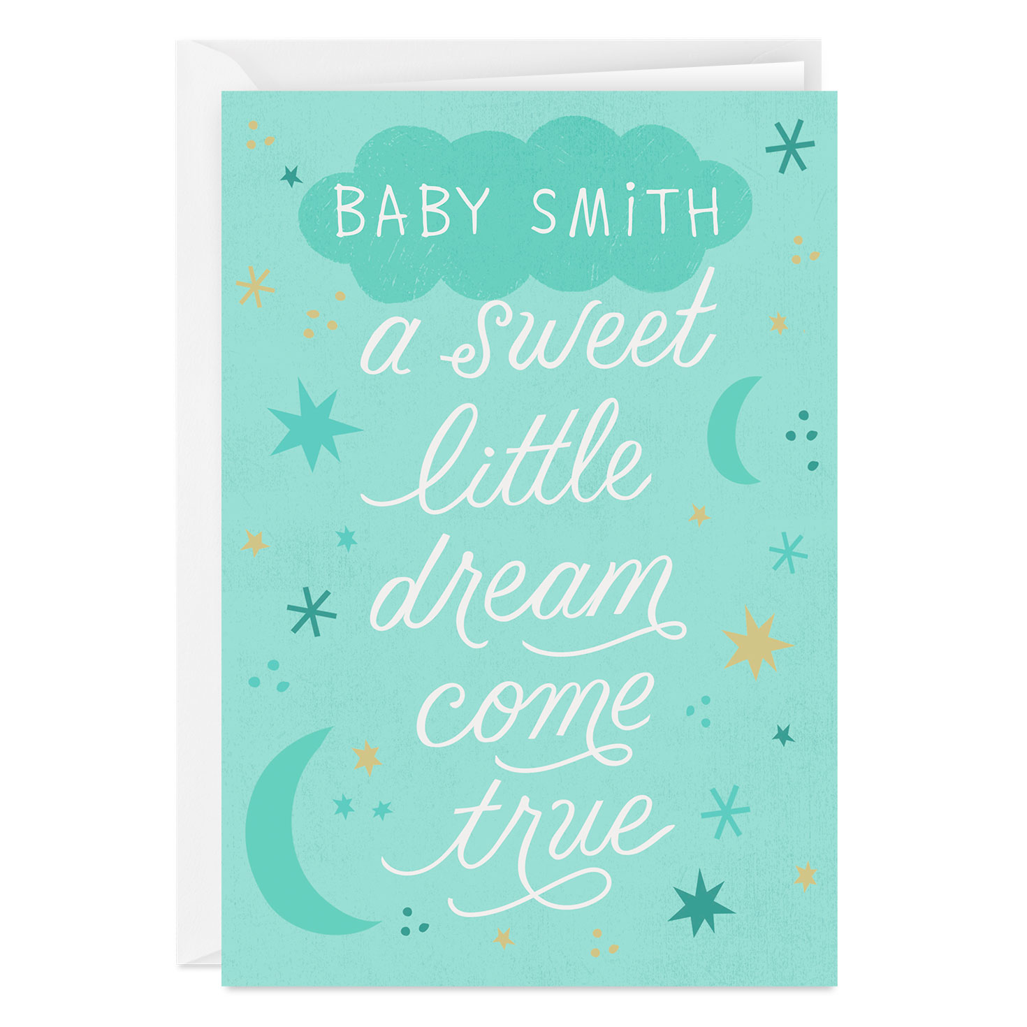 Personalized Sweet Little Dream New Baby Card - Greeting Cards | Hallmark