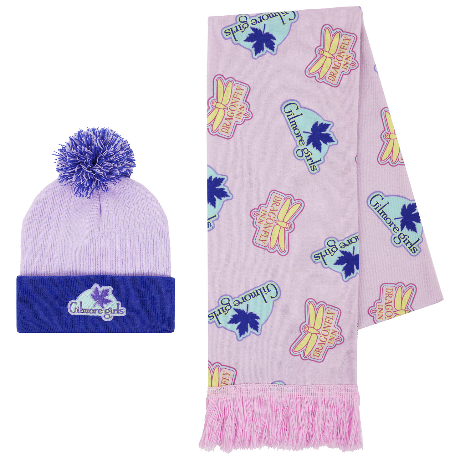 Concept One Gilmore Girls Beanie Hat and Scarf Set - Scarves, Hats ...