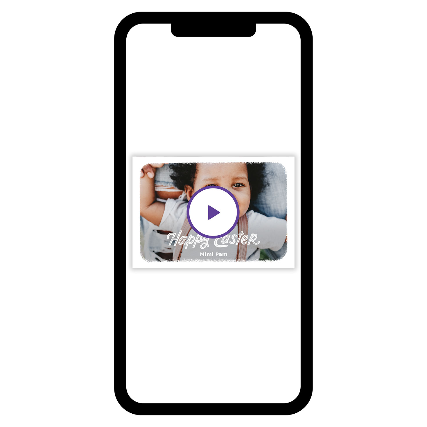 White Frame Horizontal Easter eCard - eCards | Hallmark