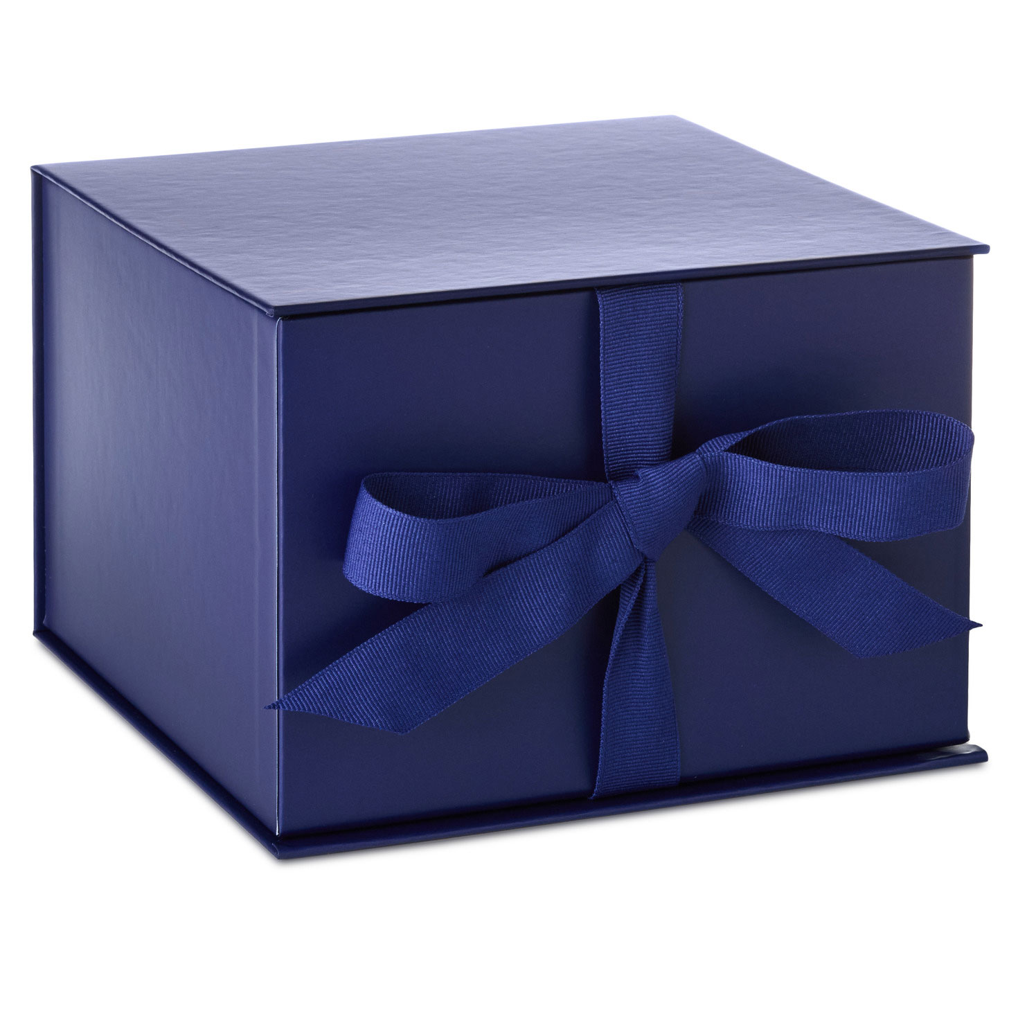 7.2" Solid Navy Blue Large Square Gift Box - Gift Boxes | Hallmark