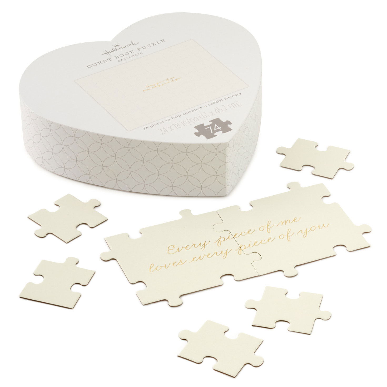 Wedding Reception Guest Book Autograph Puzzle - Party Favors | Hallmark