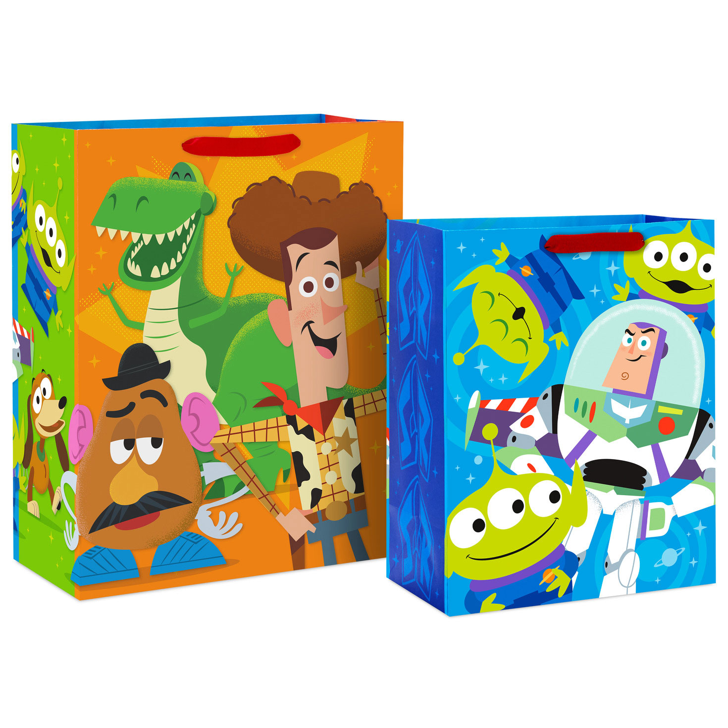 Disney/Pixar Toy Story Woody and Buzz 2-Pack Assorted Gift Bags - Gift ...