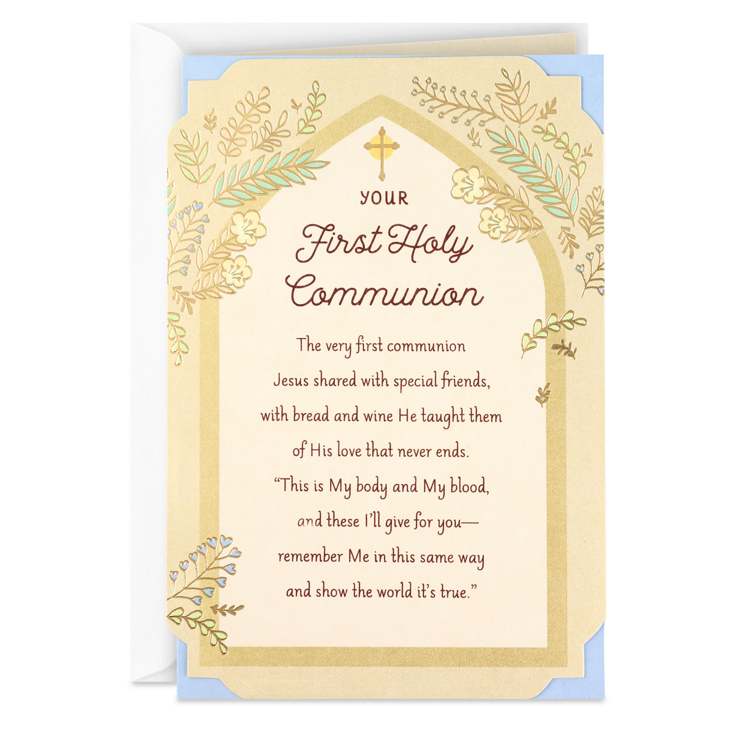 first communion card