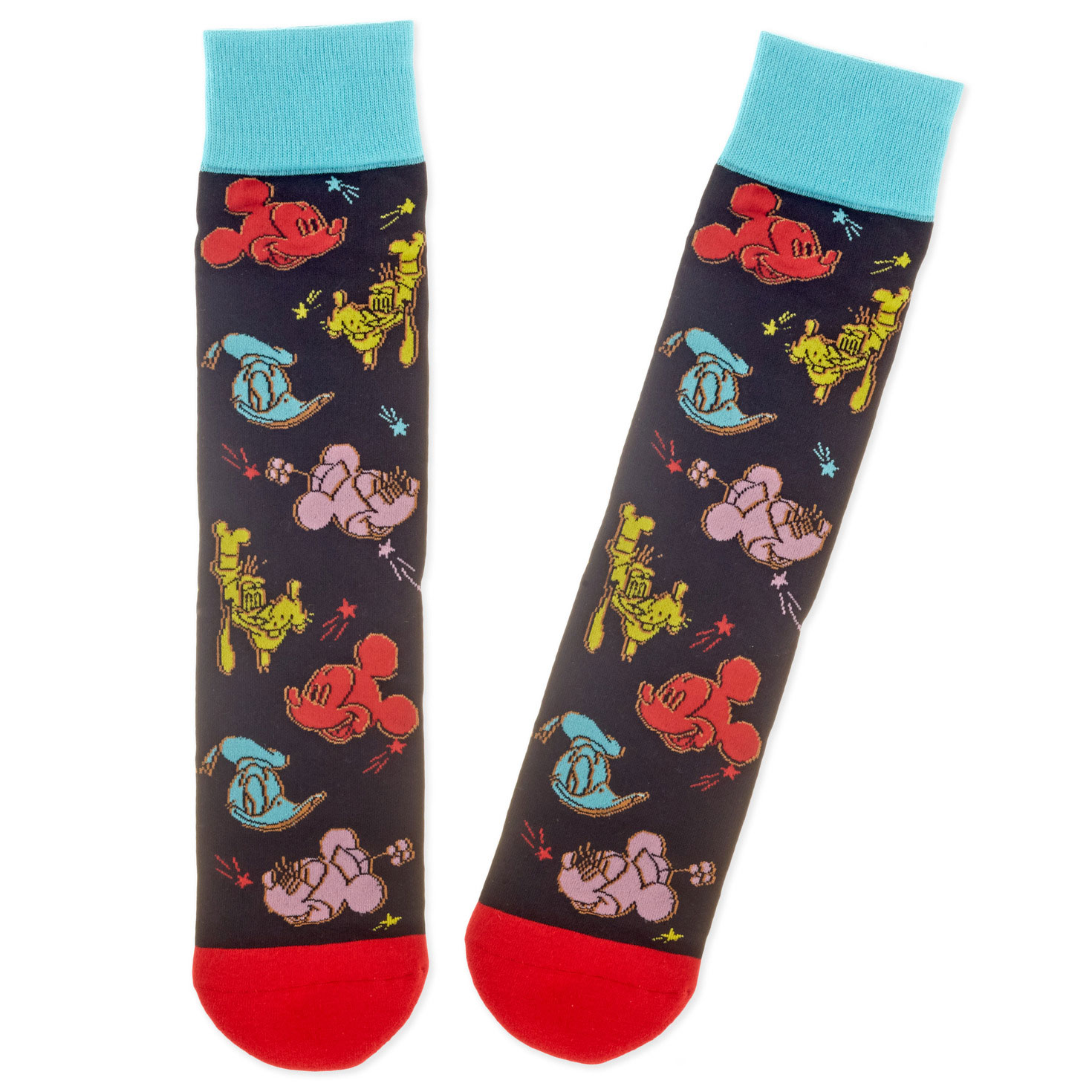 Disney Mickey Mouse and Friends Colorful Crew Socks - Socks & Slippers ...