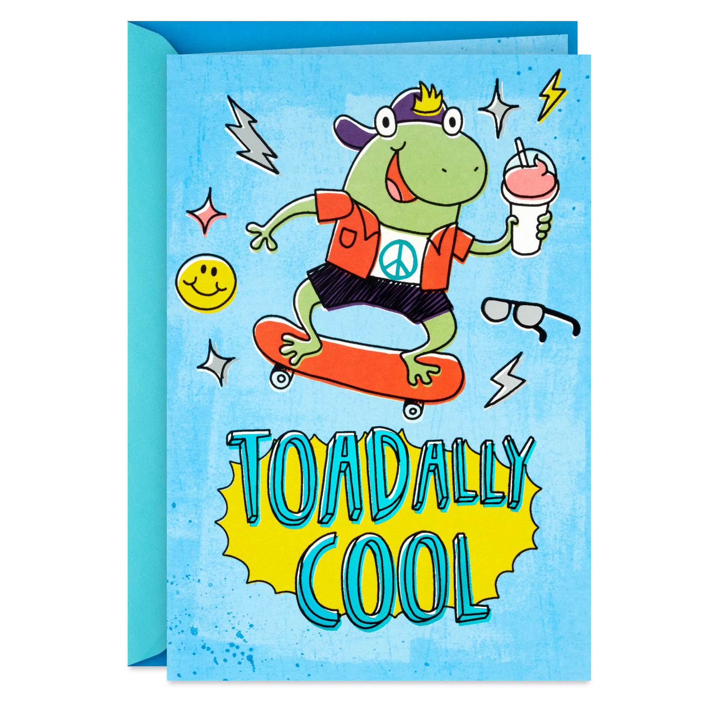 Toadally Cool Skateboard Birthday Card - Greeting Cards | Hallmark