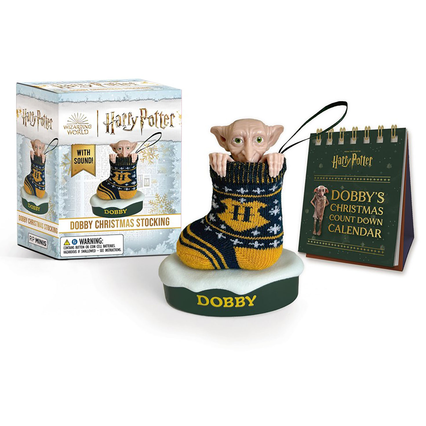 RP Minis Harry Potter Dobby Christmas Stocking With Sound - Gift Books ...
