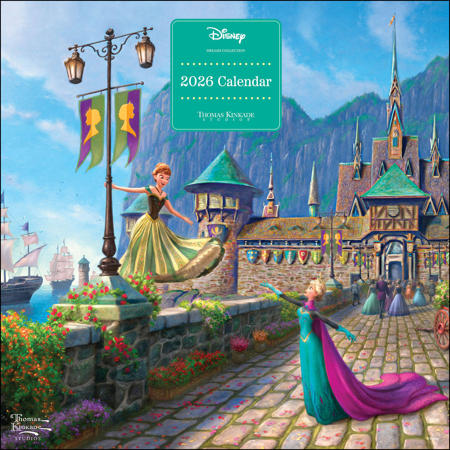 Thomas Kinkade Studios Disney Dreams Collection 2026 Wall Calendar ...