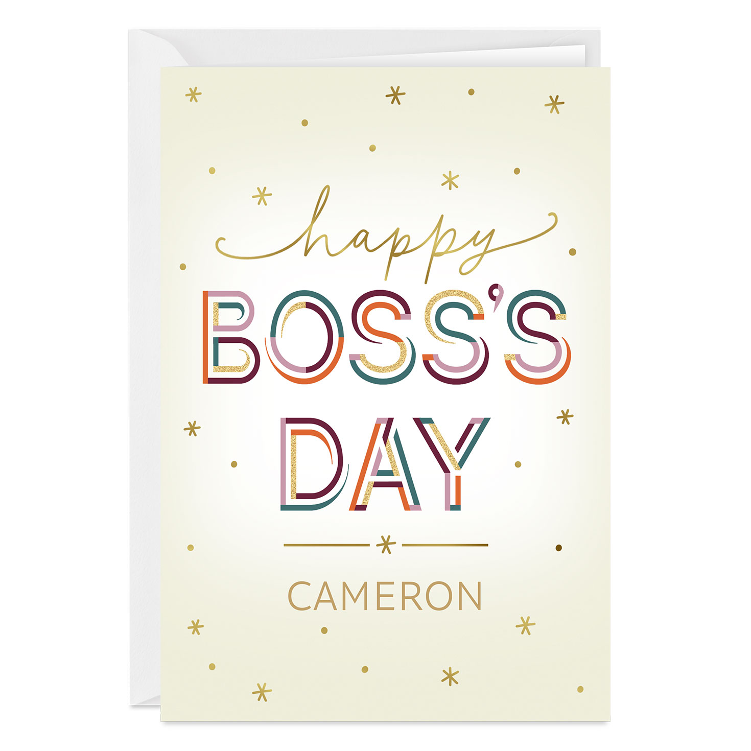 You Make a Difference Custom Boss's Day Card - Greeting Cards | Hallmark