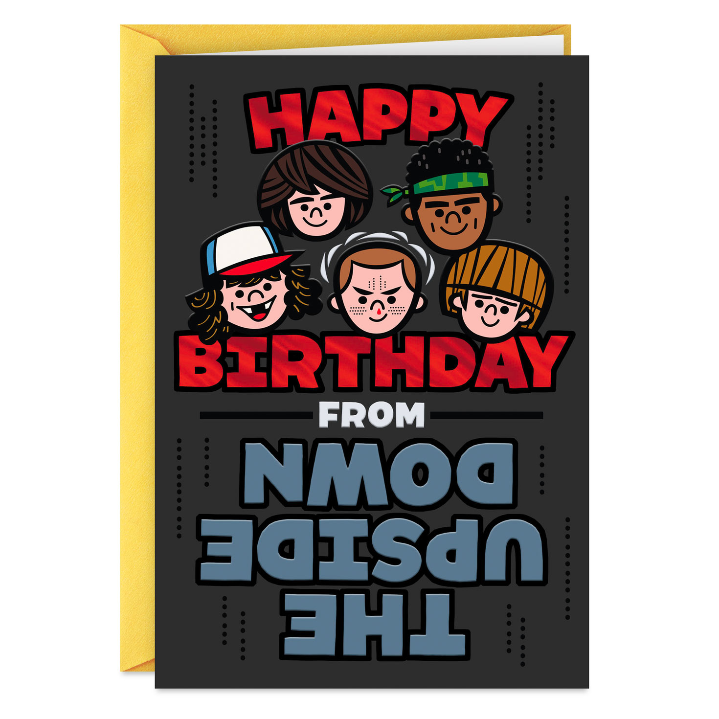 Netflix Stranger Things From the Upside Down Birthday Card - Greeting ...
