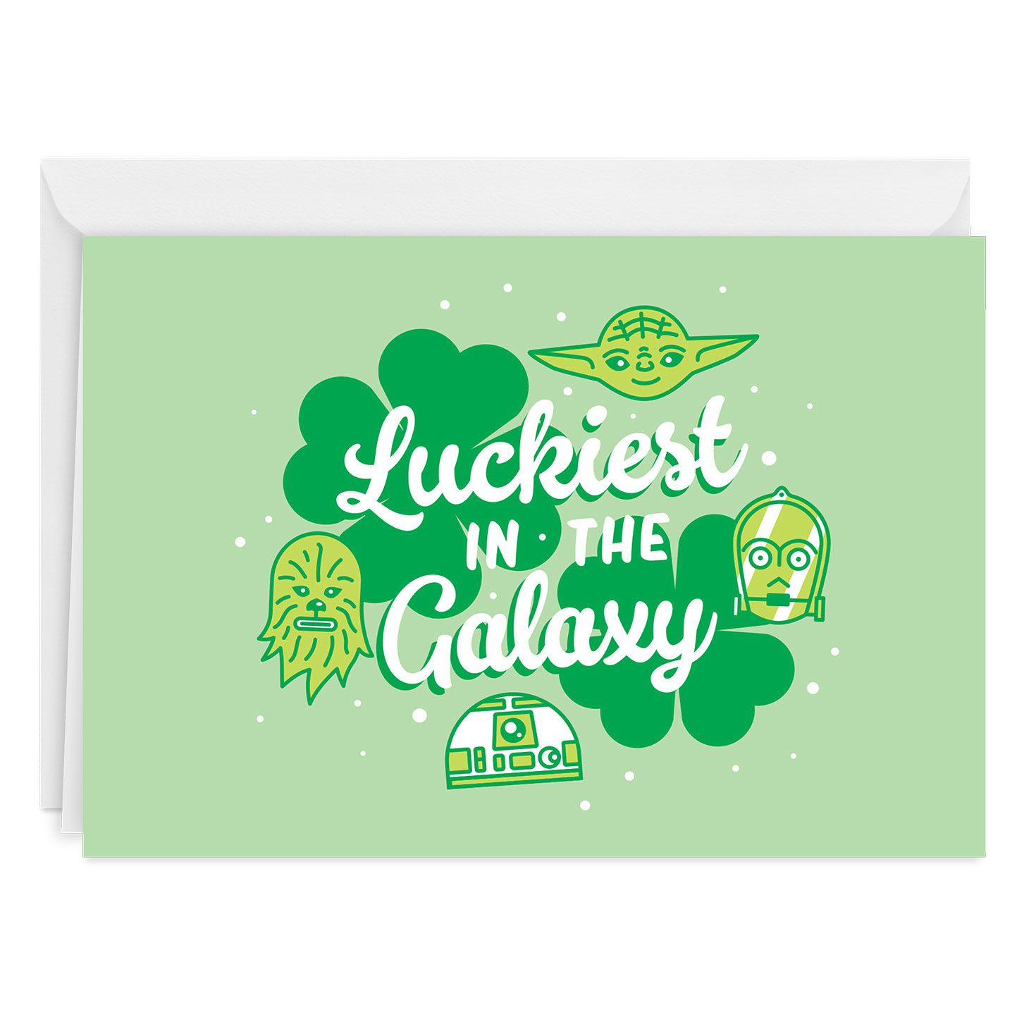 Star Wars™ Luckiest in the Galaxy Custom St. Patrick's Day Card ...