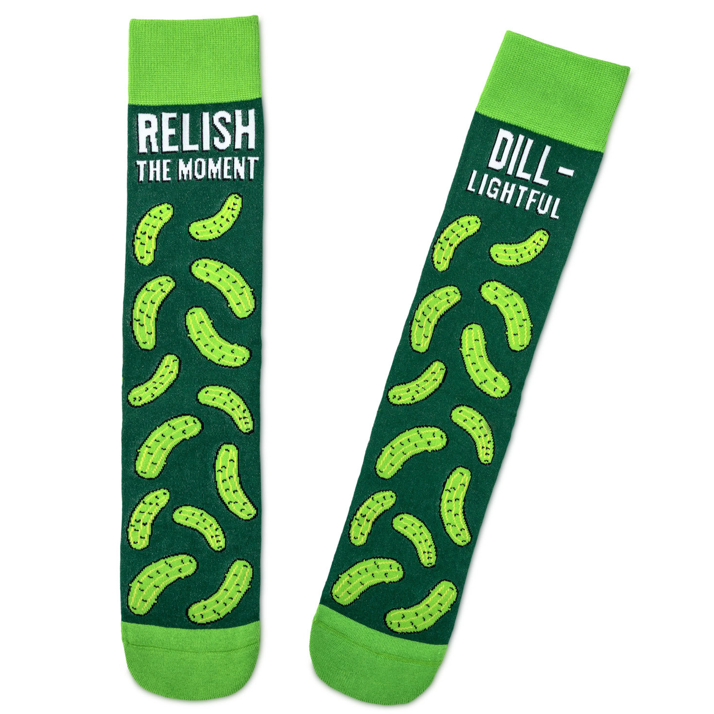 Relish the Moment Pickle Novelty Crew Socks - Socks & Slippers | Hallmark