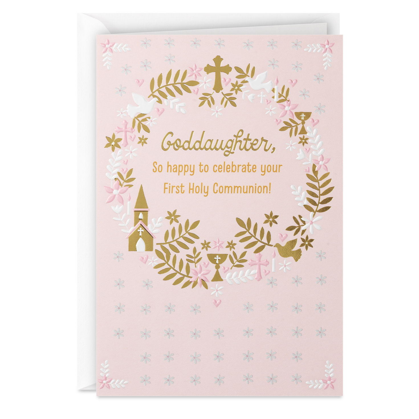 Jesus Loves You First Communion Card for Goddaughter - Greeting Cards ...