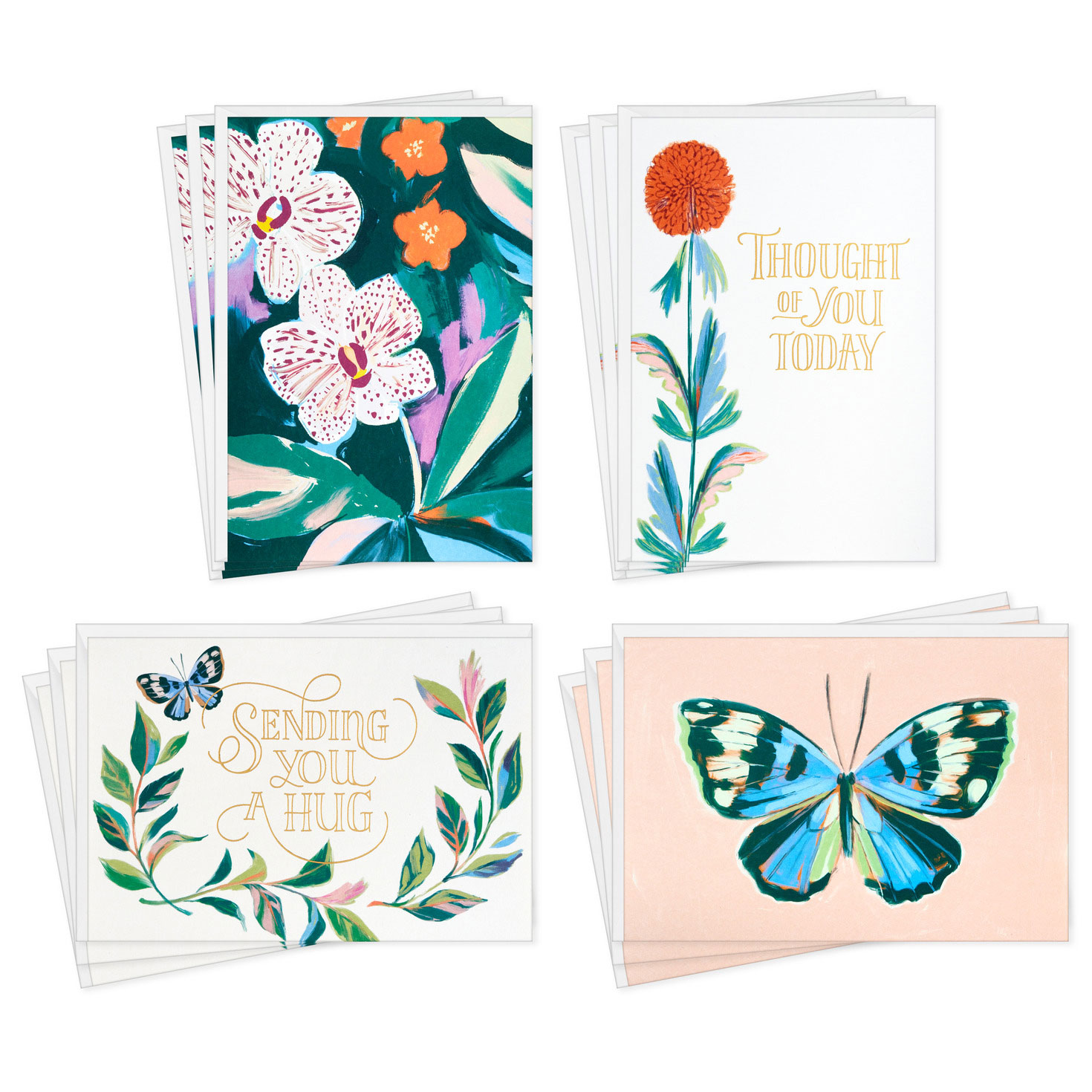 Sending a Hug Assorted Blank Cards, Pack of 12 - Boxed Cards | Hallmark