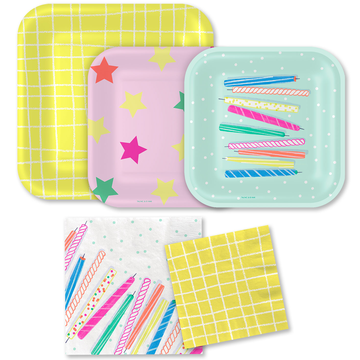 Cake and Candles Day Party Essentials Set - Hallmark US OneSite ...