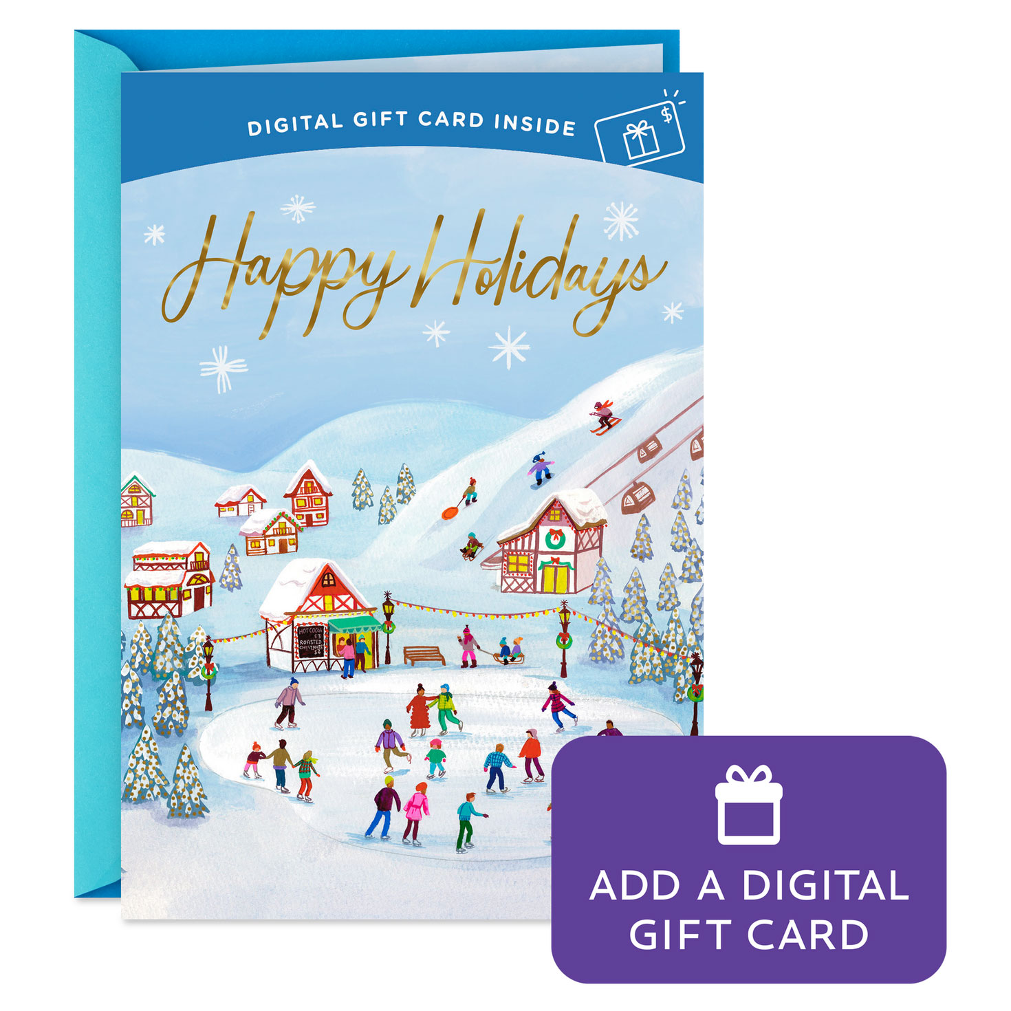 A Little Extra Happy Gift Card Greeting Holiday Card - Greeting Cards ...