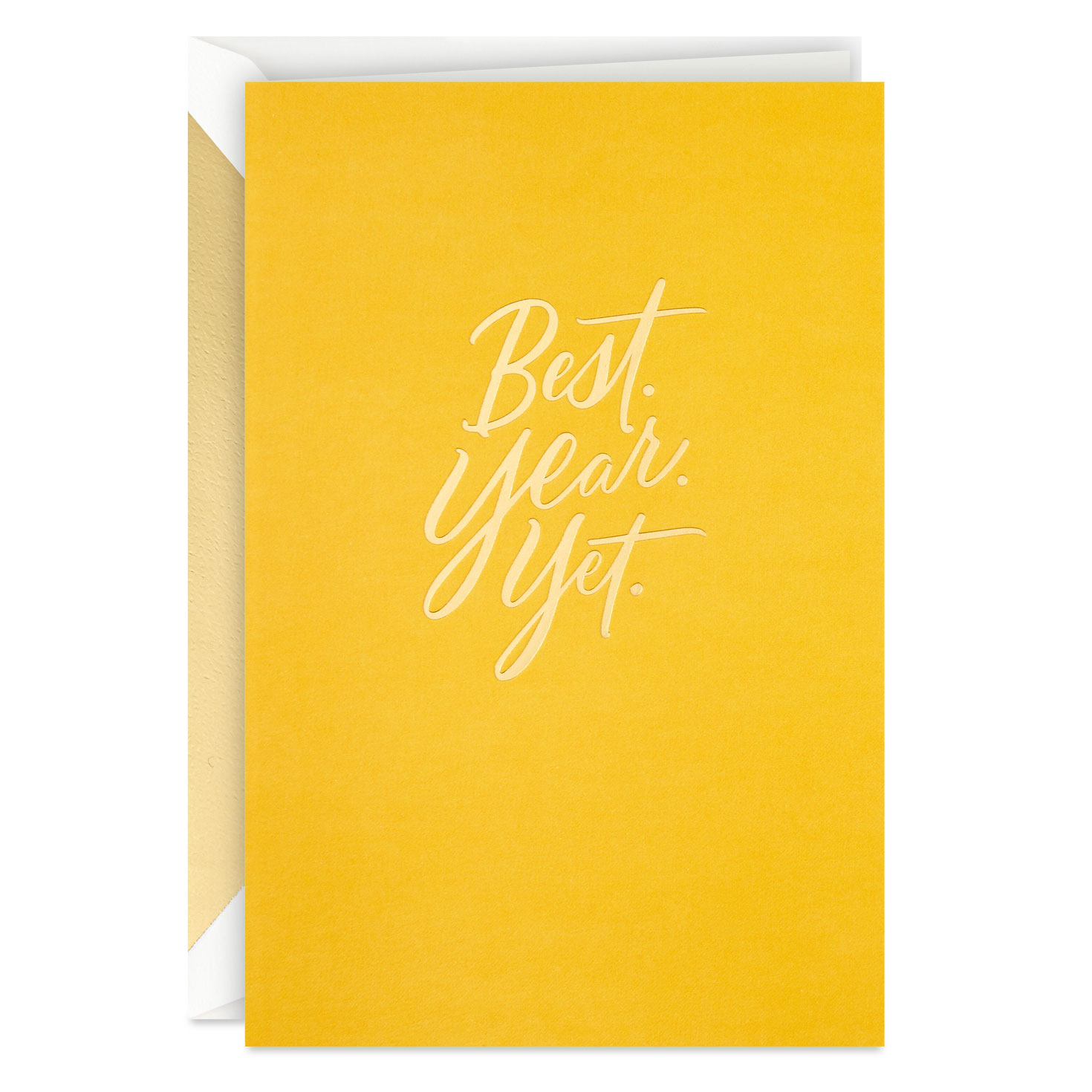 Best Year Yet Gold Birthday Card - Greeting Cards | Hallmark