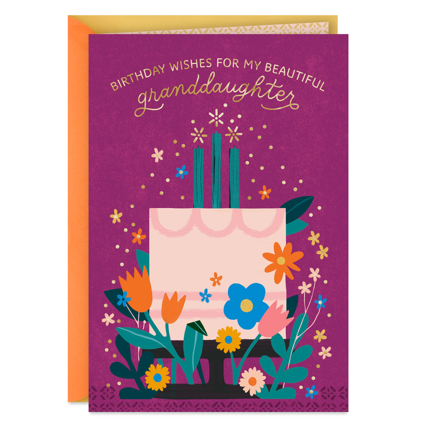 All the Wishes for You Birthday Card for Granddaughter - Greeting Cards ...
