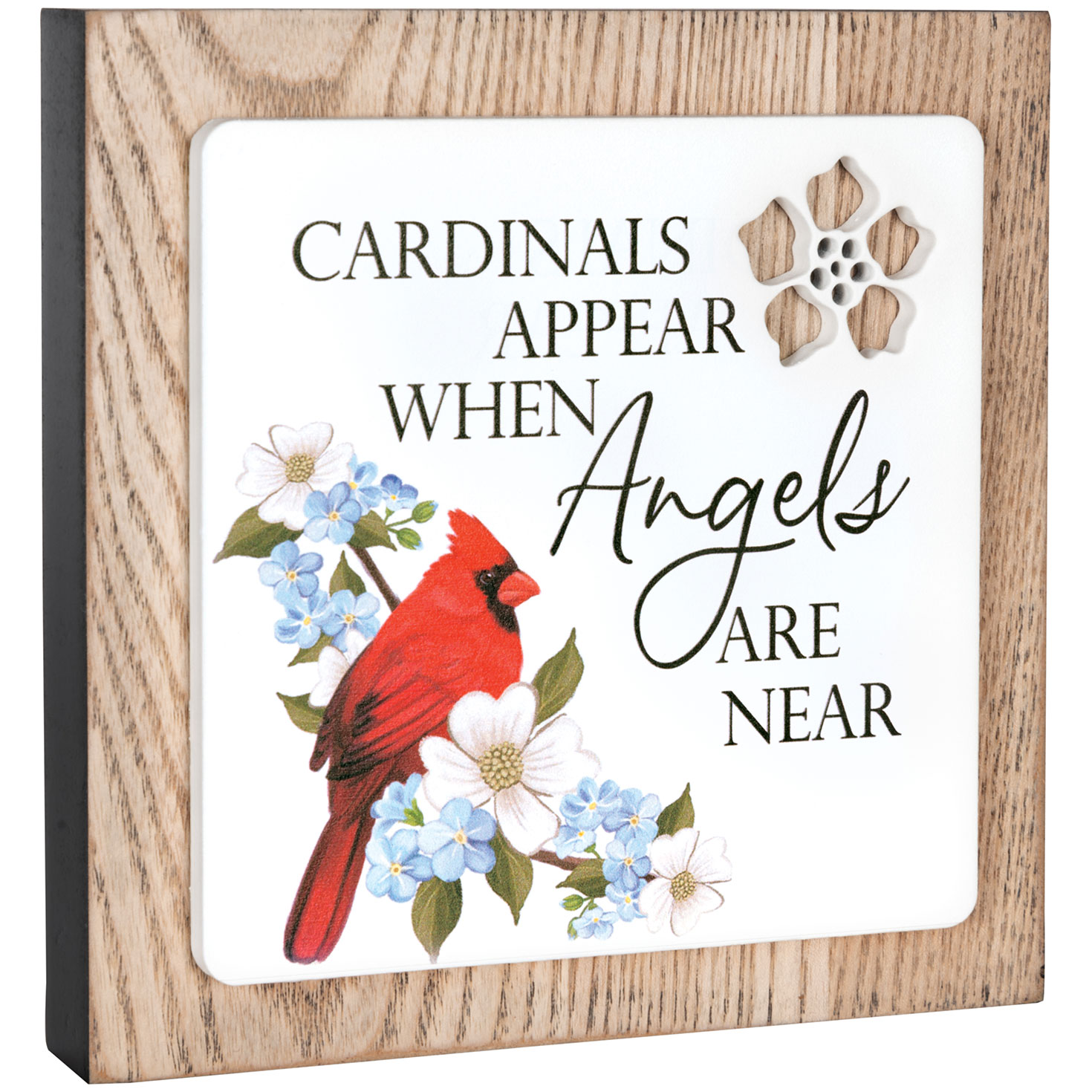 Carson When Cardinals Appear Wood Block Sign, 5.75" - Plaques & Signs ...