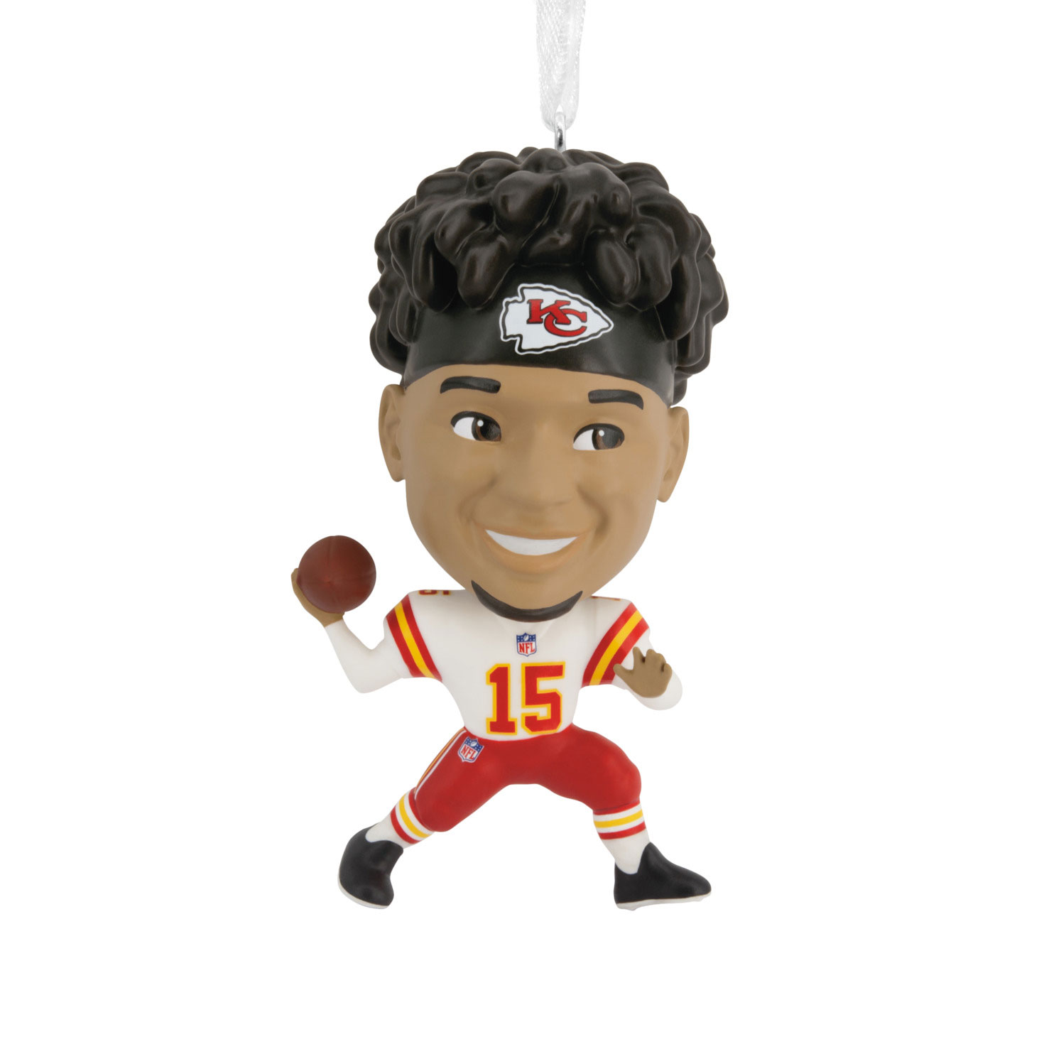 NFL Kansas City Chiefs Patrick Mahomes Bobblehead Ornament - Hallmark ...