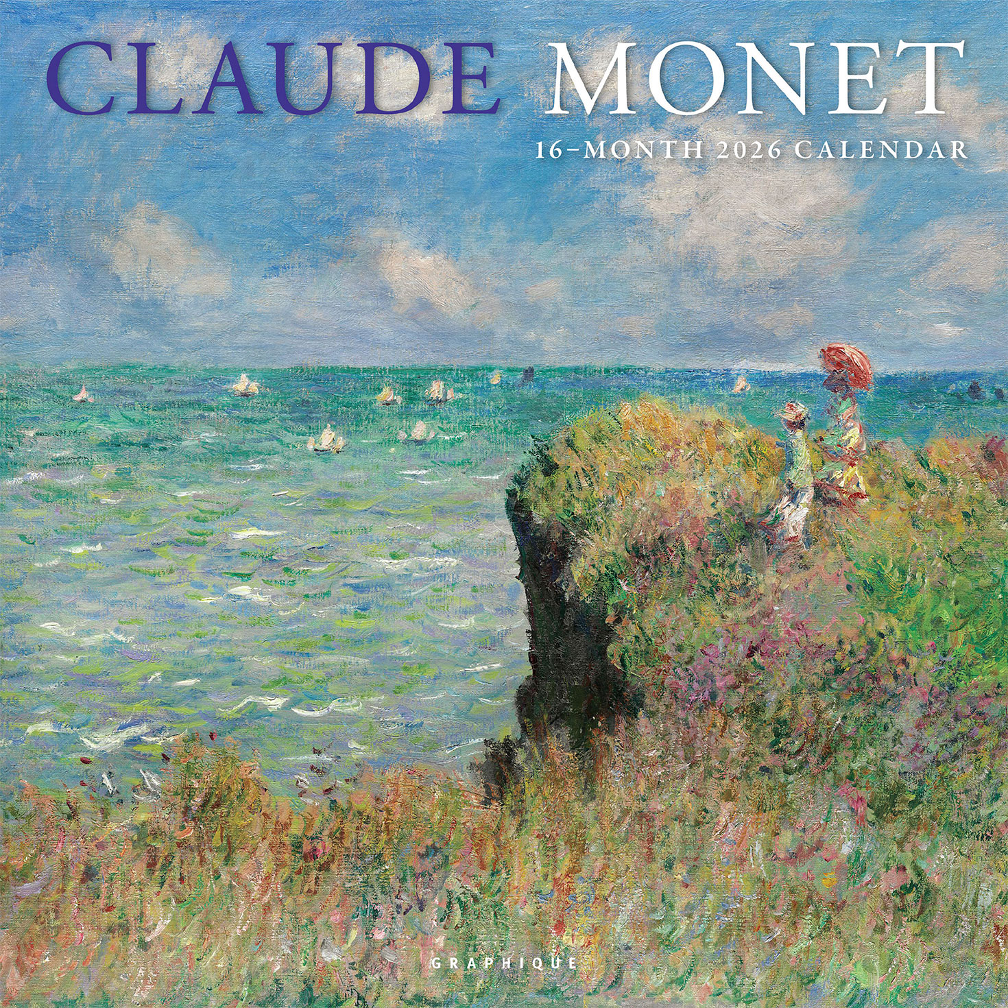 Graphique 2026 Claude Monet 16-Month Calendar - Calendars & Planners ...