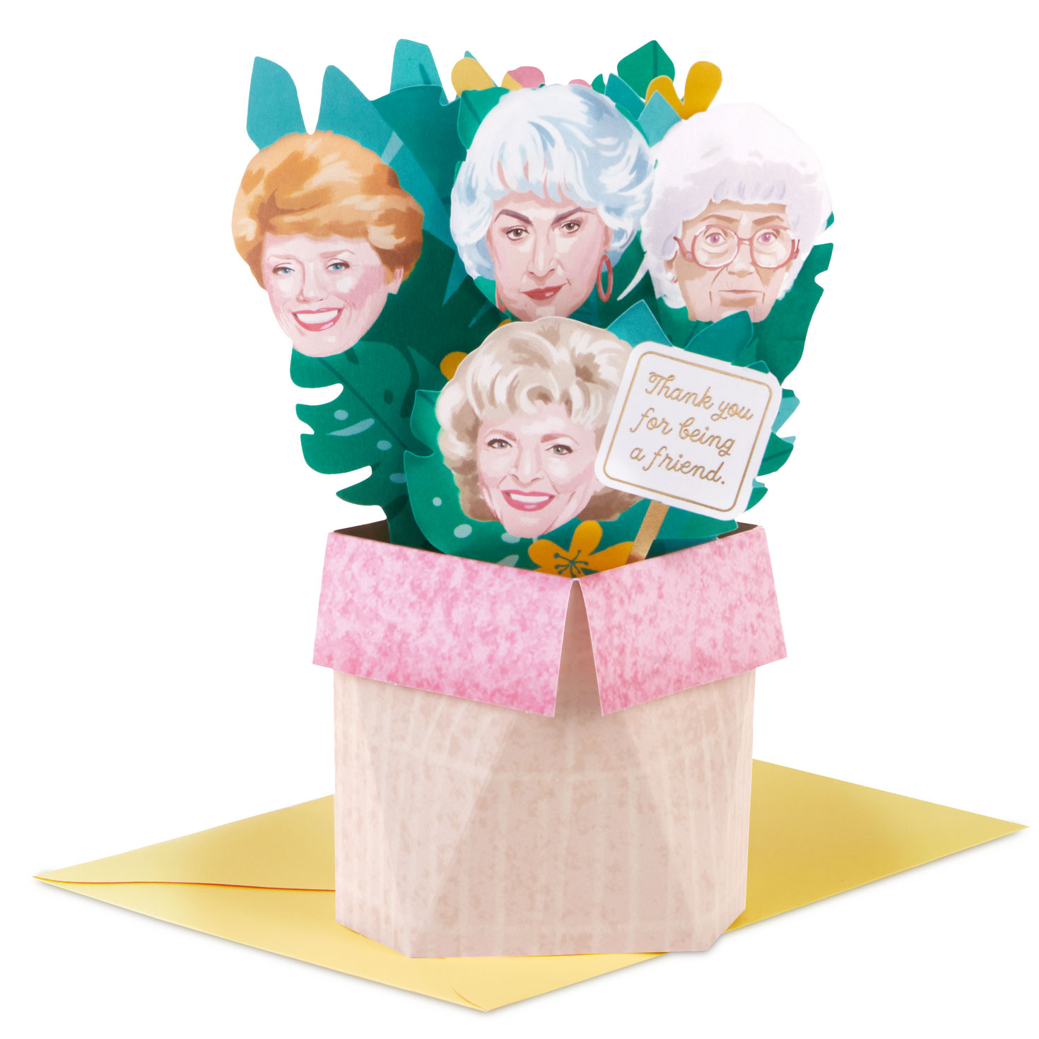 The Golden Girls Thank You for Being a Friend 3D Pop-Up Friendship Card ...