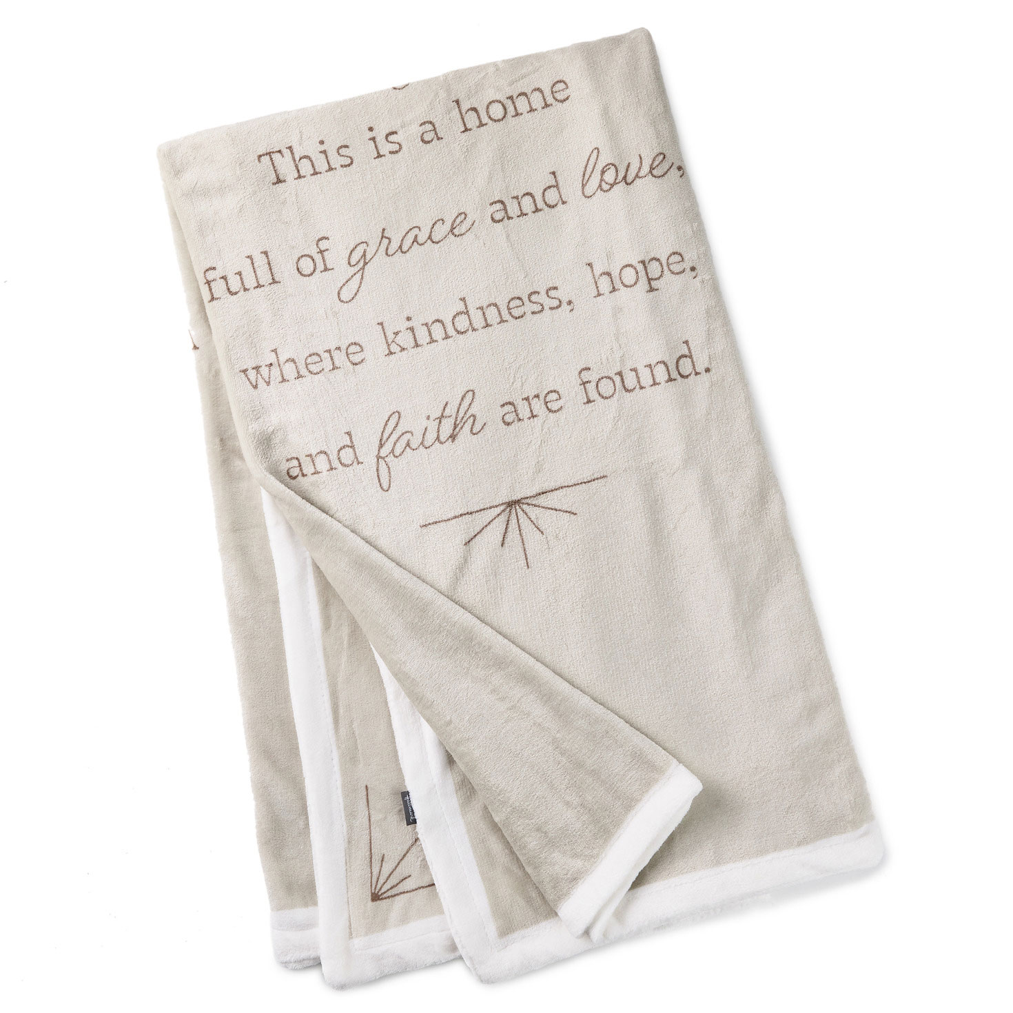 This Home Is Full of Faith Throw Blanket, 50x60 - Pillows & Blankets ...