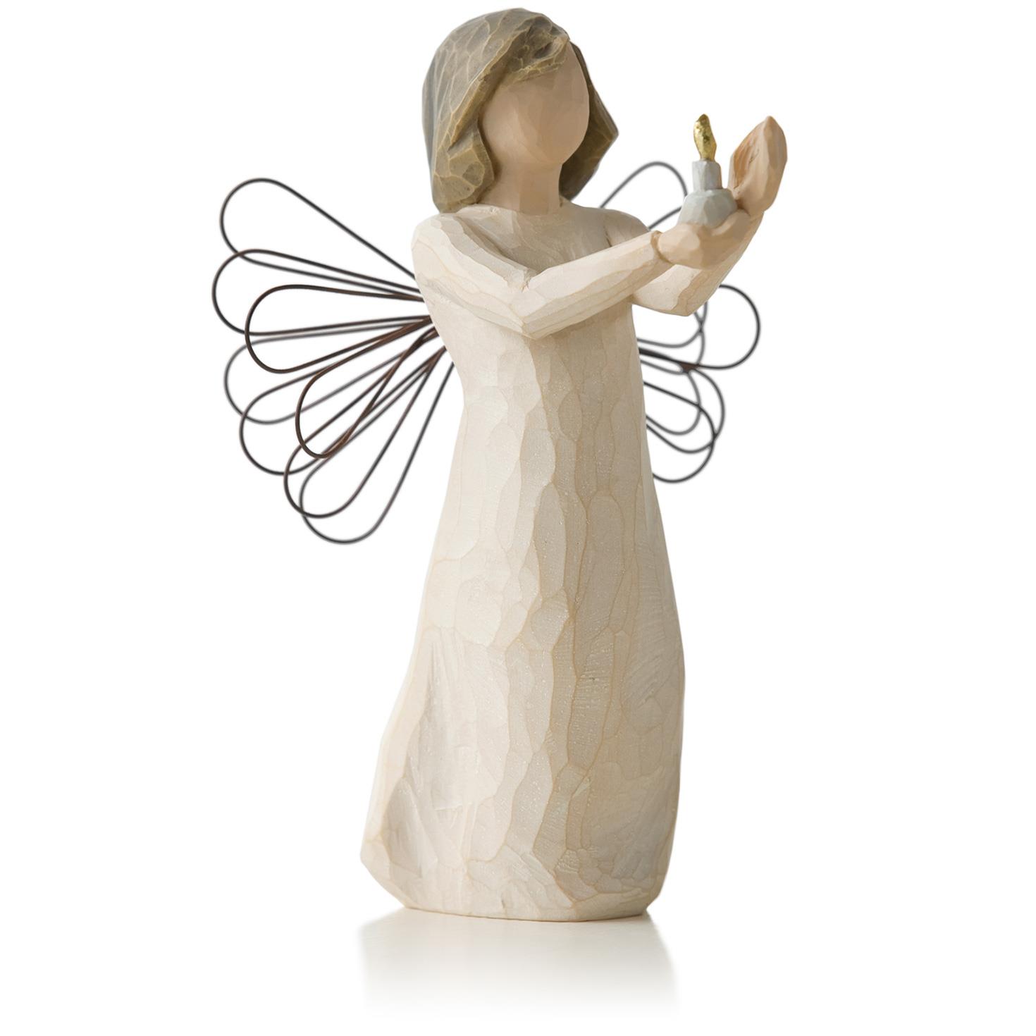 Willow Tree® Angel of Hope Flame Figurine - Figurines | Hallmark