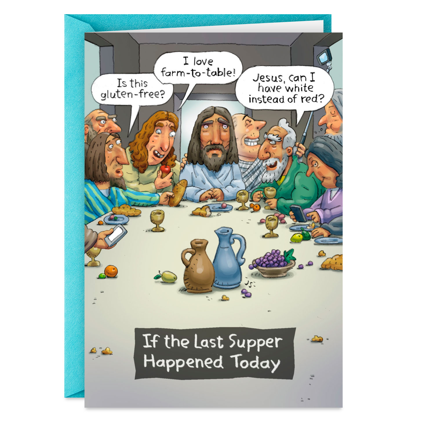 Today's Last Supper Funny Easter Card - Greeting Cards | Hallmark