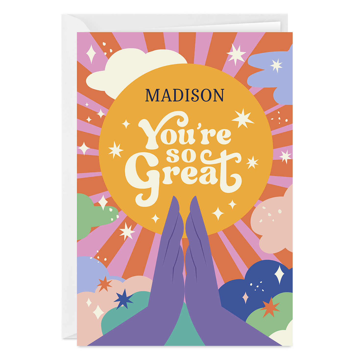 You're So Great Folded Photo Card - Greeting Cards | Hallmark